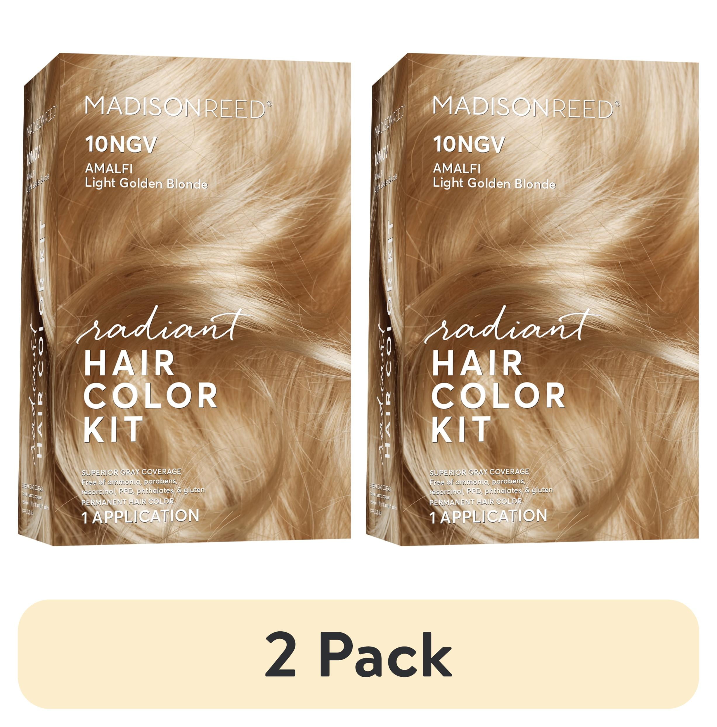 (2 pack) Madison Reed Radiant Permanent Hair Color Kit, Amalfi, (10NGV ...