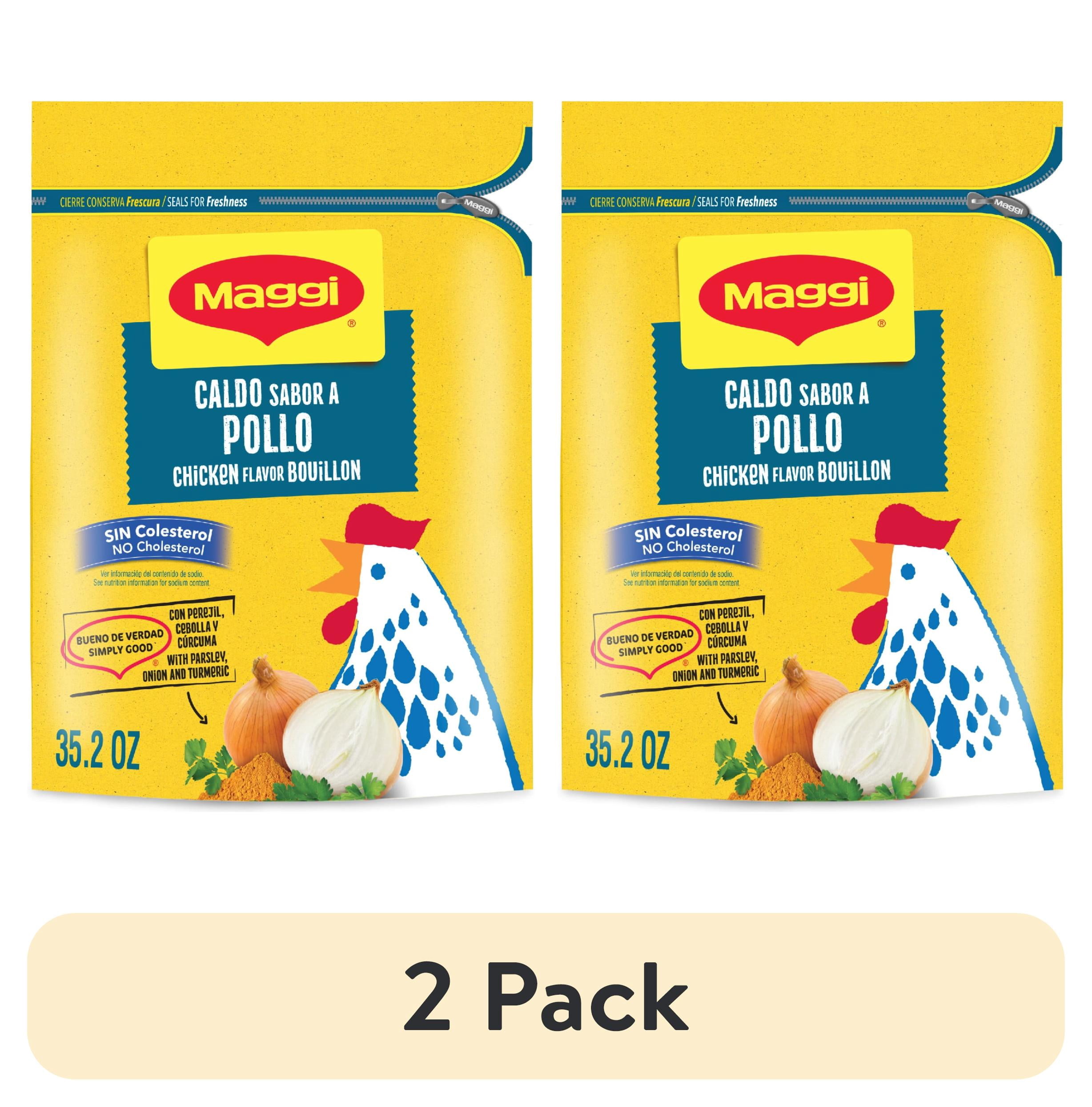 (2 pack) Maggi Caldo Sabor A Pollo Chicken Flavored Bouillon Powder ...