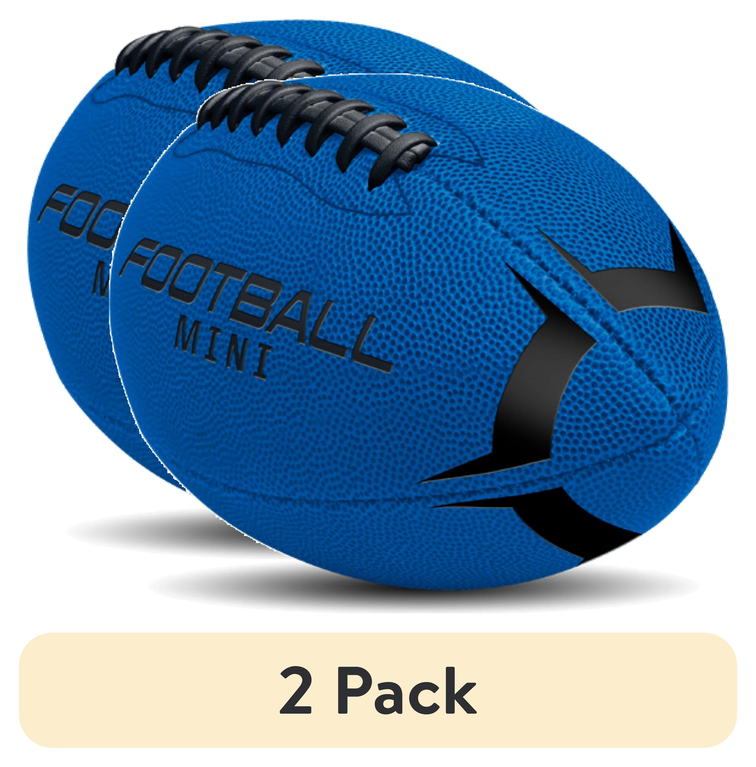 Magic Time Mini 6” Blue Rubber Football, Waterproof Toy for Kids, Teens ...