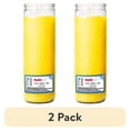 MagicLight Religious Candles 16 oz - Unscented Yellow Wax - Walmart.com