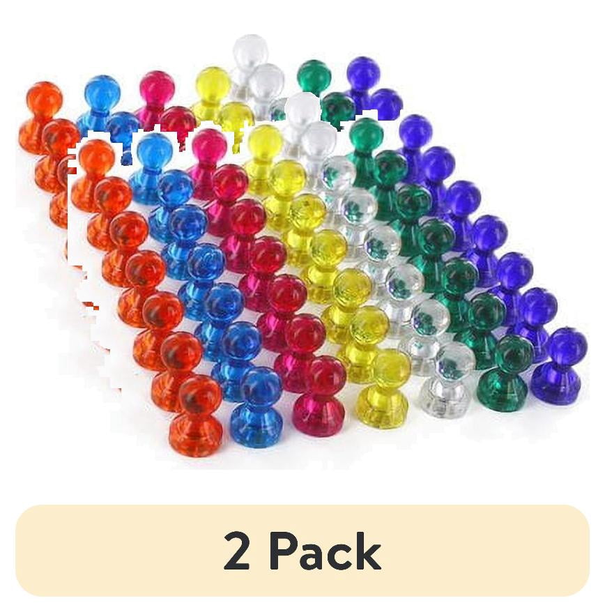 (2 pack) Magnetic Push Pins (Set of 50) - Walmart.com