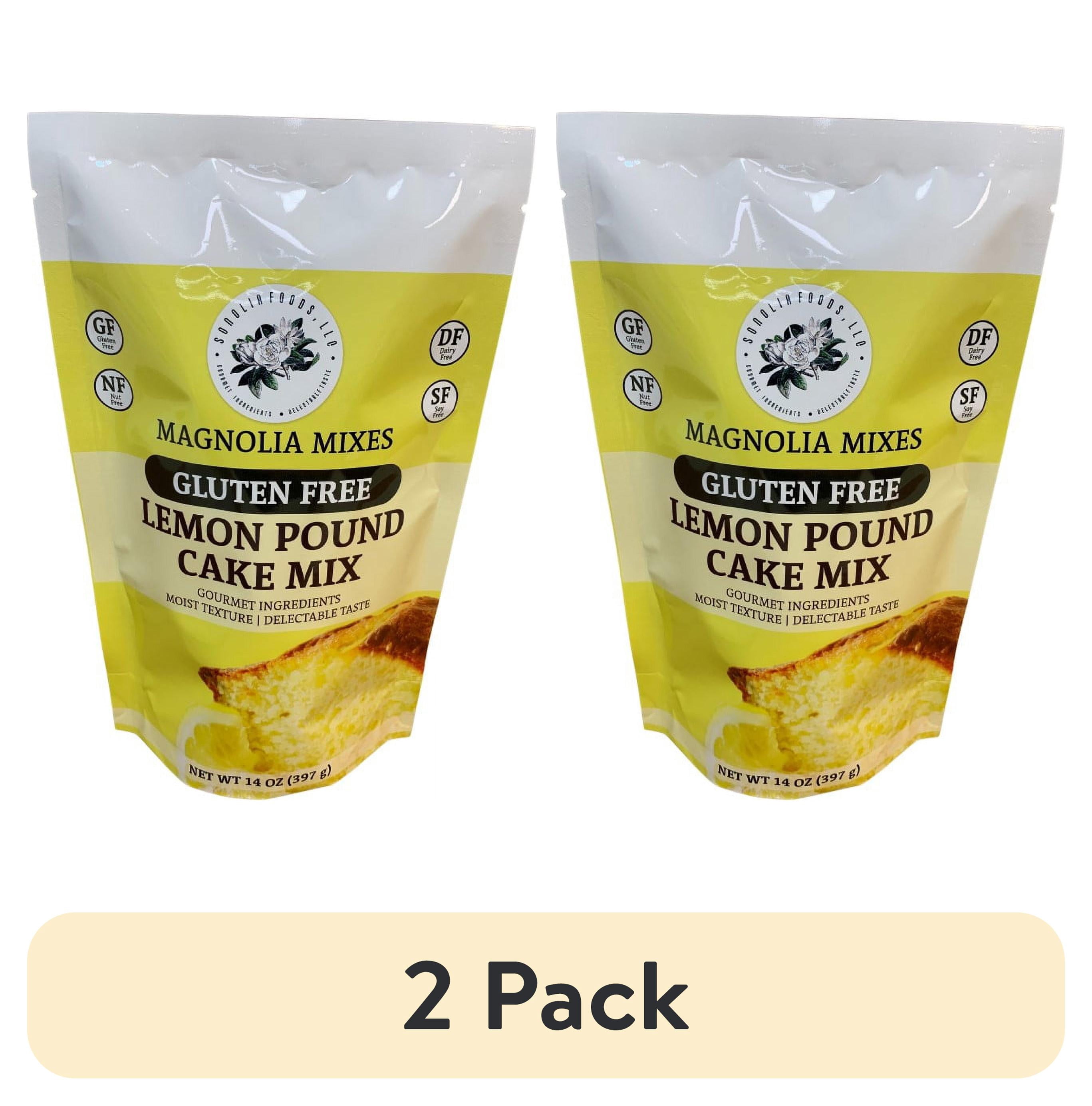 (2 pack) Magnolia Mixes Lemon Gluten-Free Pound Cake Mix, 14 oz Bag ...