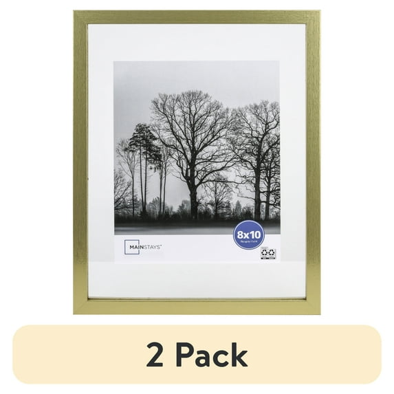 Mainstays 11x14 Float Gold Wall Picture Frame - Walmart.com