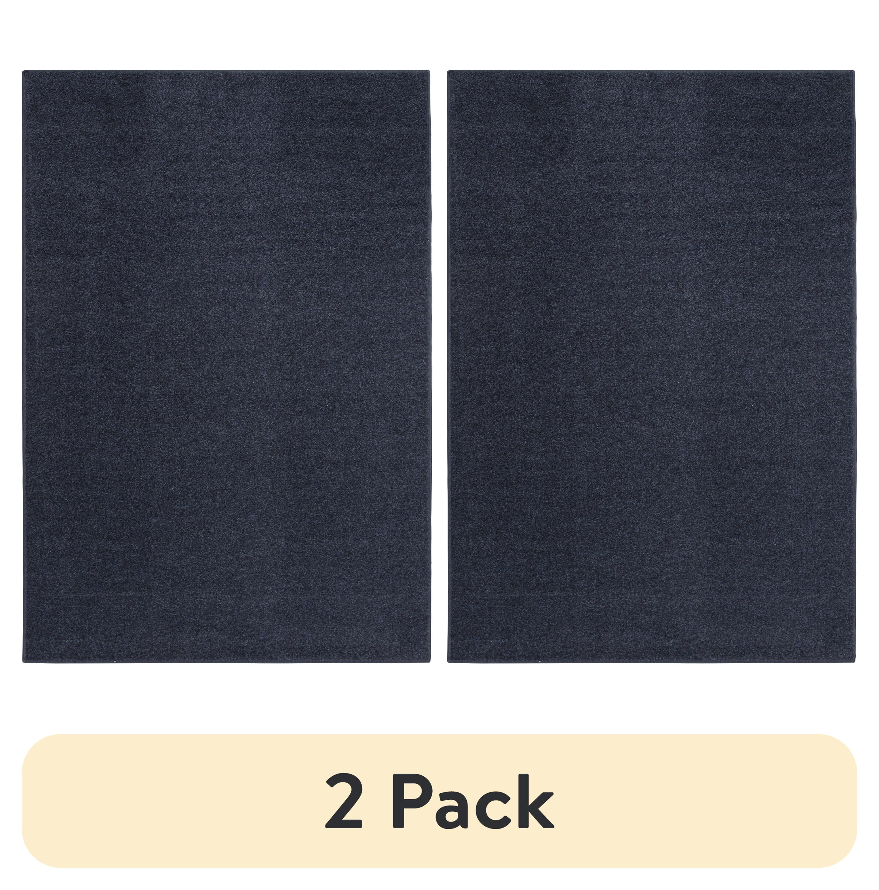 Mainstays Titan Navy Blue Area Rug - Durable Indoor Rug - Walmart.com