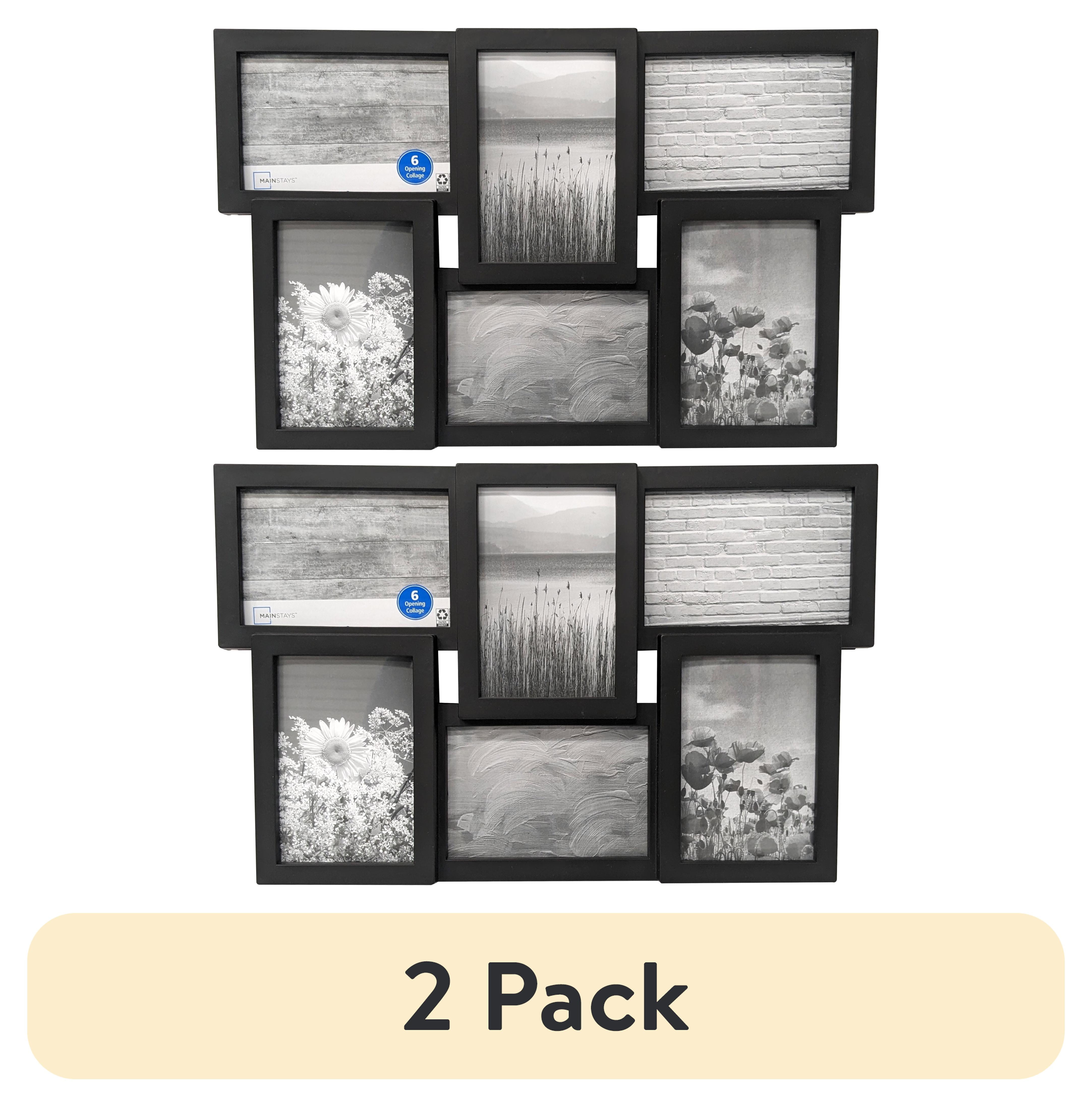 Mainstays 4x6 6-Opening Black Collage Frame - Walmart.com