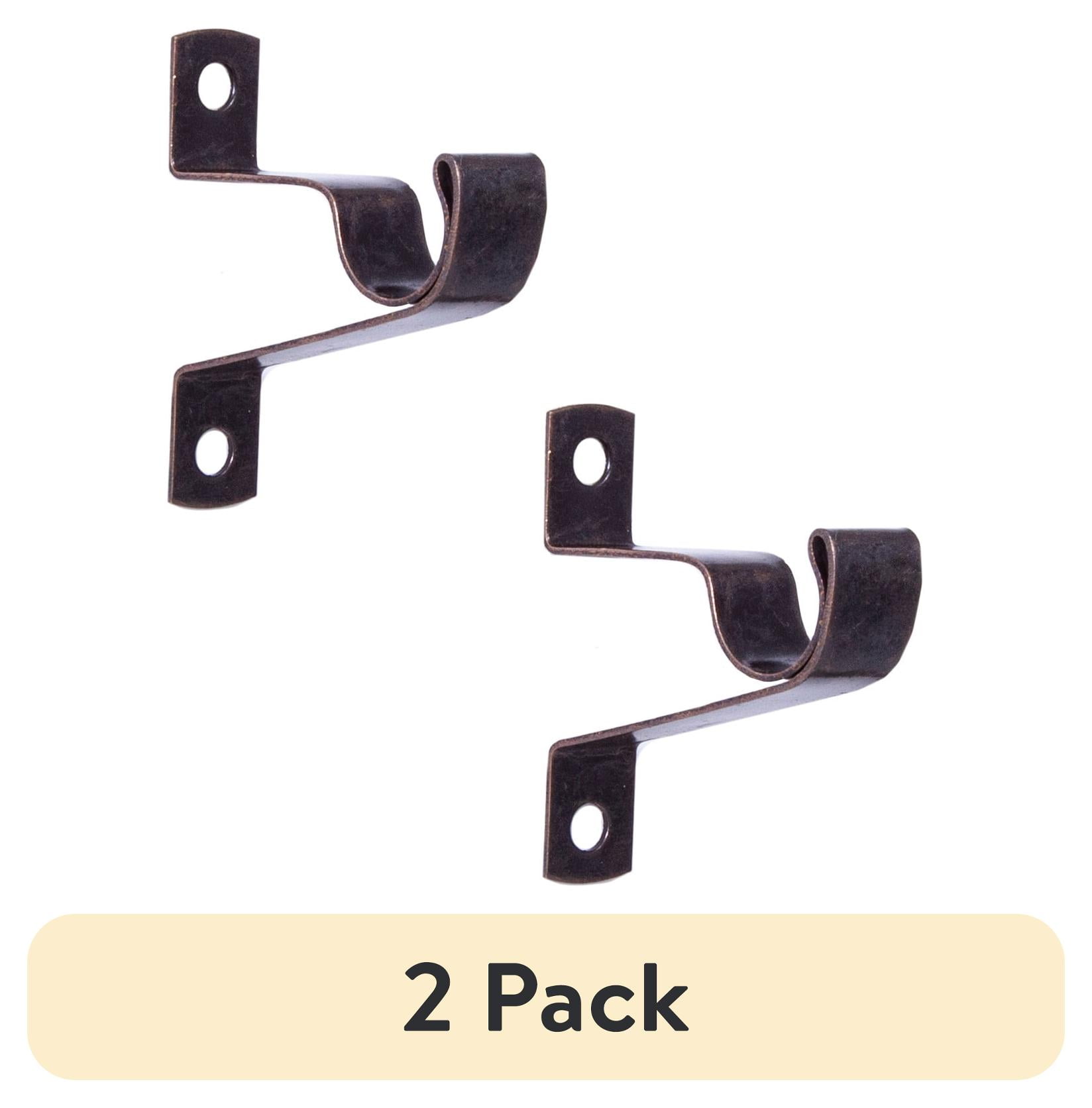 (2 pack) Mainstays 7/16 in. Diameter Petite Café Metal Curtain Rod ...