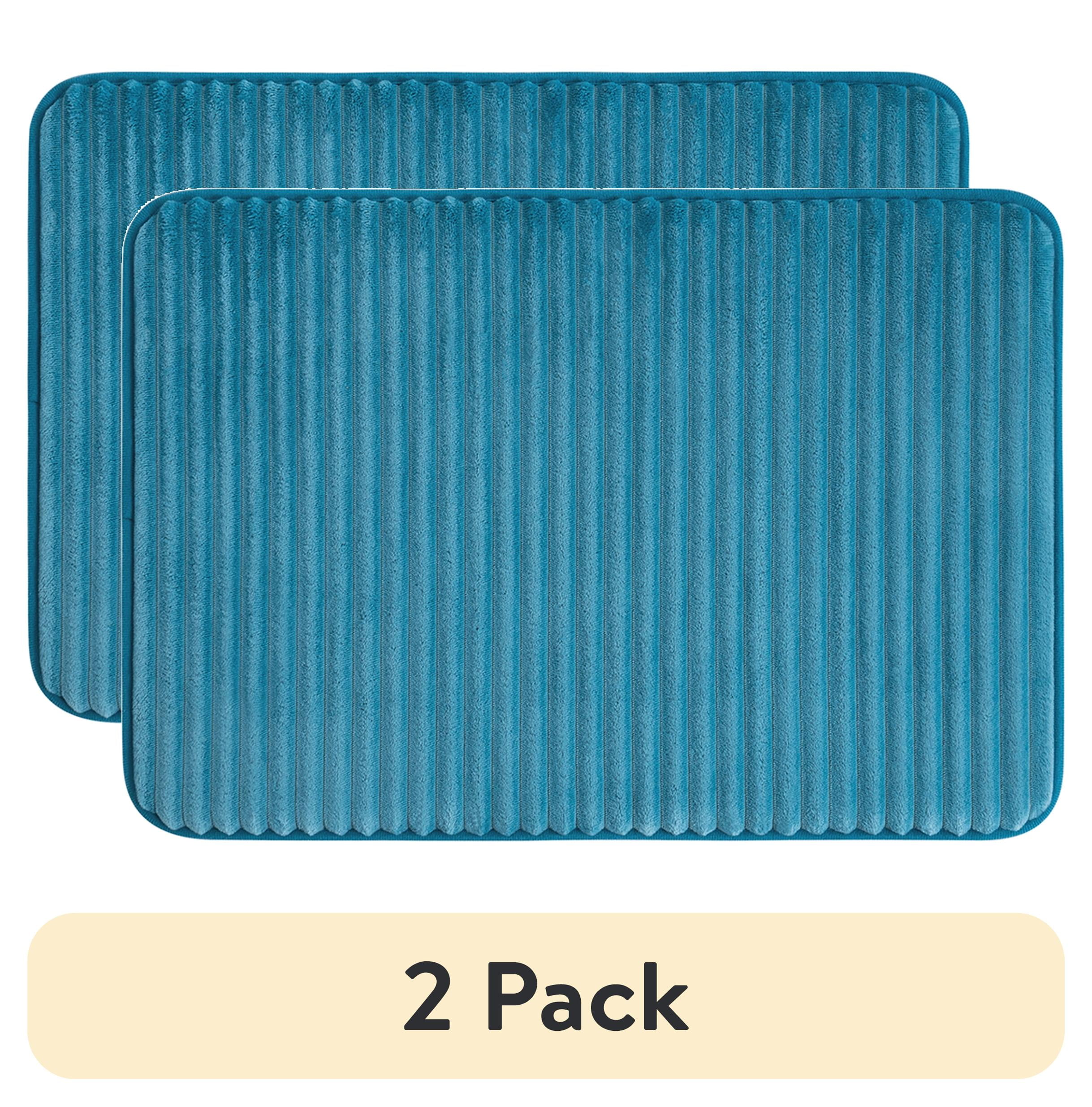 (2 pack) Mainstays Aqua Performance Foam 20" x 32" Bath Rug - Walmart.com