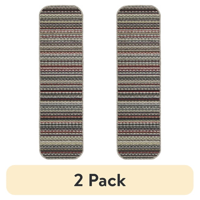 (2 pack) Mainstays Carnival Stripe Polypropylene Assorted Multi Colors ...