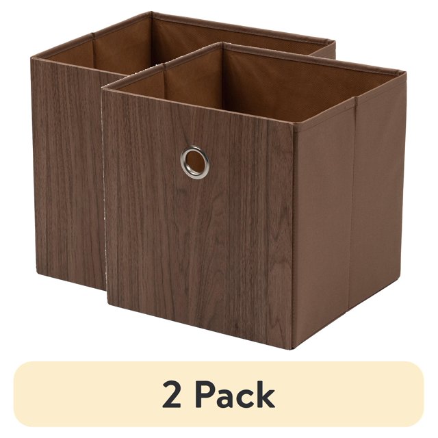 Mainstays Collapsible Fabric Storage Bin - Durable Polyester - Walmart.com