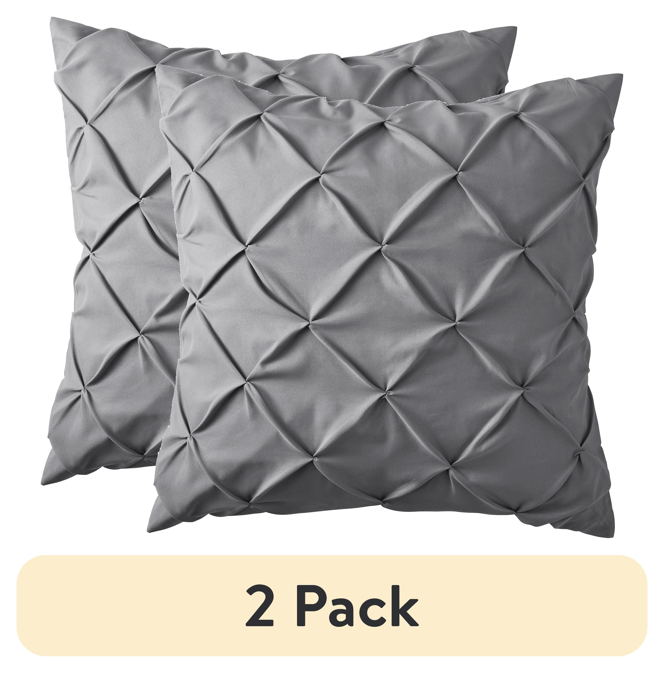 Mainstays Pintuck Diamond Pleat Microfiber Euro Sham 26x26 - Walmart.com