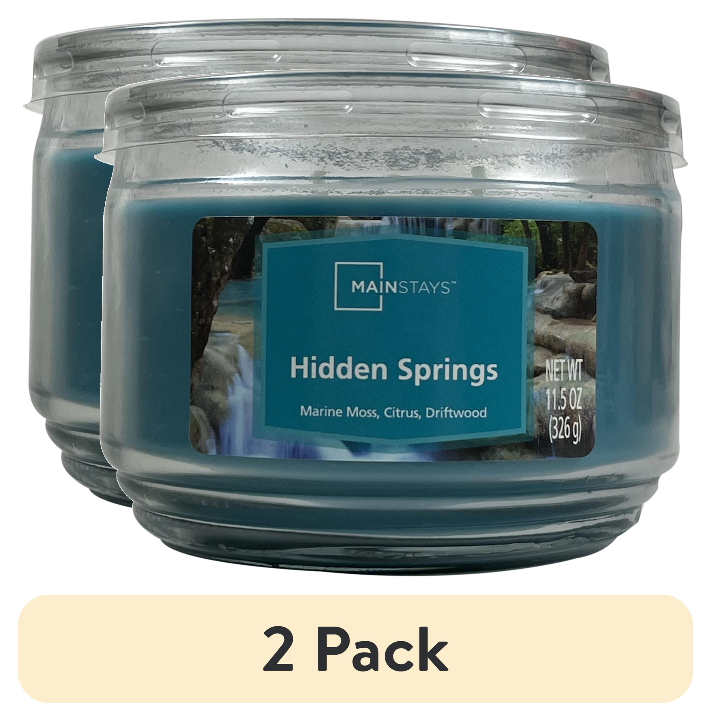 Mainstays Springs 3-Wick Candle - Citrus & Marine Moss - Walmart.com