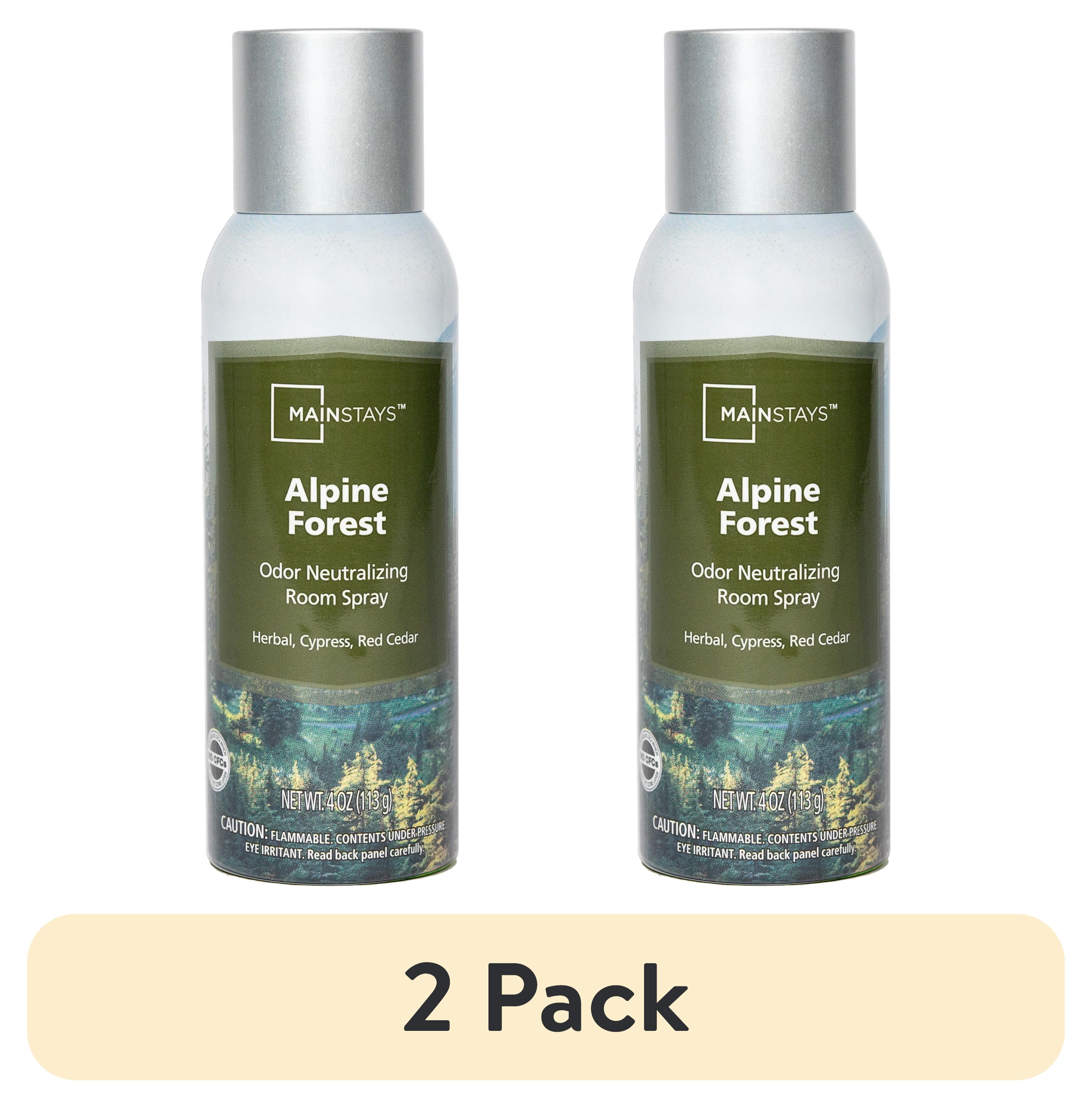 (2 pack) Mainstays Odor Neutralizing Room Spray, Alpine Forest ...
