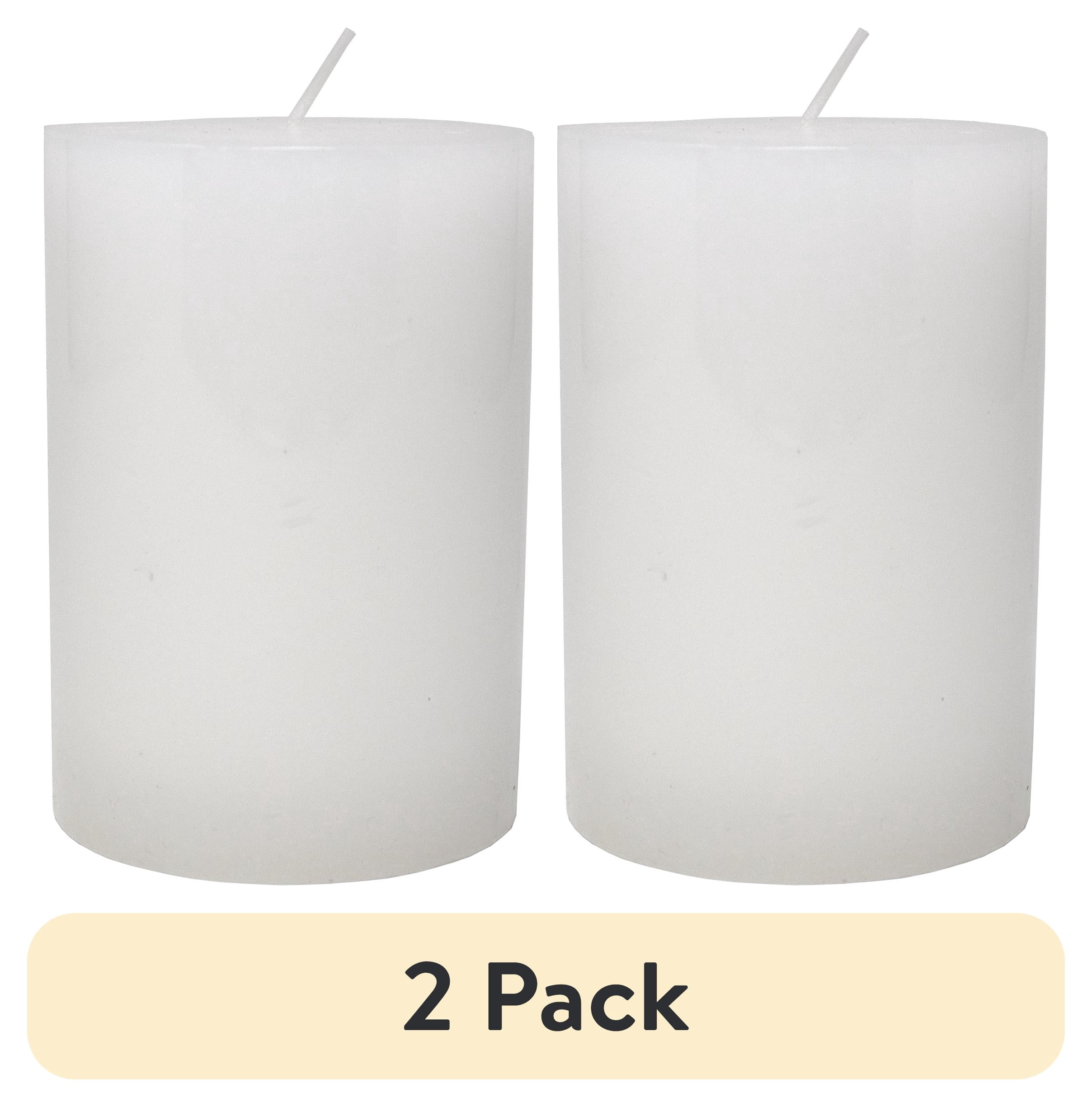 (2 pack) Mainstays Outdoor Citronella Candle - 8 oz Pillar Repels ...