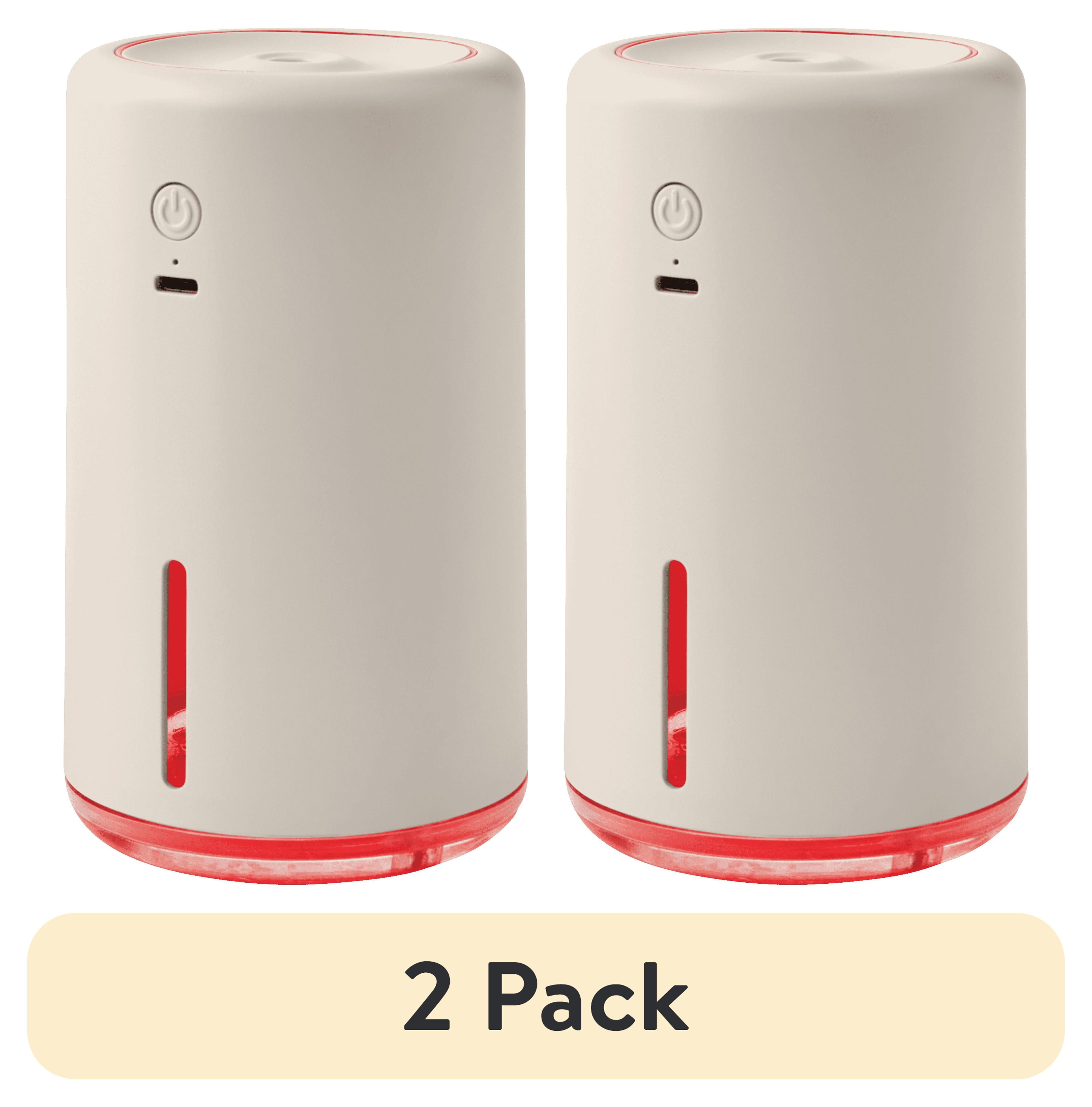 (2 pack) Mainstays Portable Rechargeable Evaporative Humidifier ...
