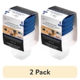 (2 pack) Mainstays Reusable Food Storage Container, Extra-Small Square ...