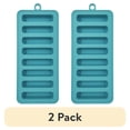 (2 pack) Mainstays Silicone Water bottle Ice Cube Tray Blue, Made for ...