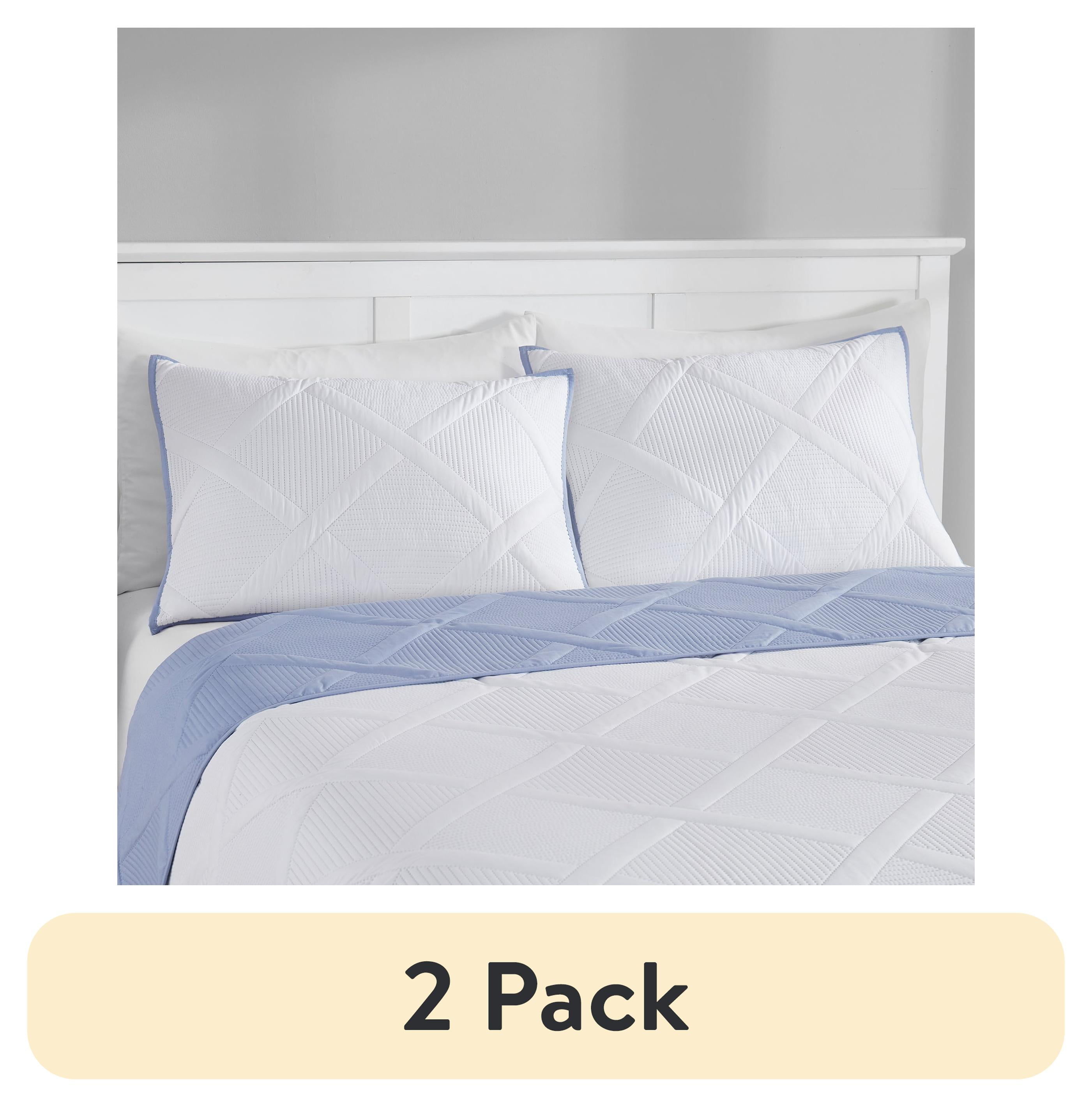 (2 pack) Mainstays White Diamond Pinsonic Reversible Soft Wash ...
