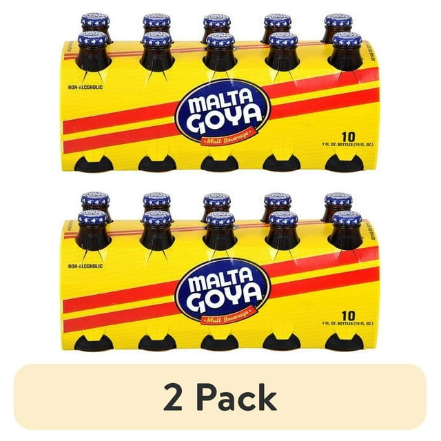 (2 pack) Malta Goya Malt Beverage, 7 fl oz, 10 count - Walmart.com