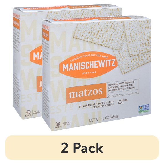 (2 pack) Manischewitz Matzos, Original, 10 oz - Walmart.com