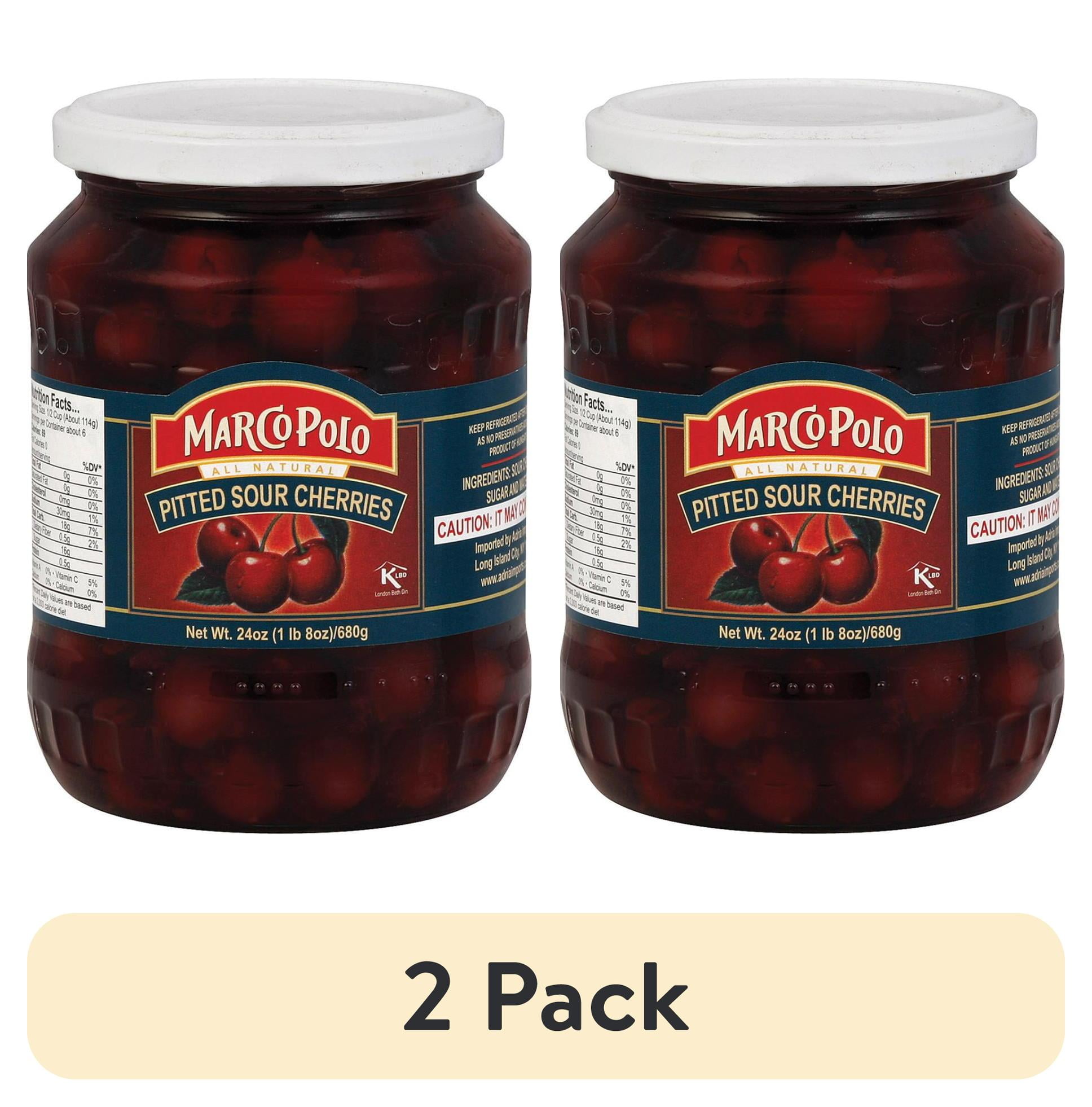 (2 pack) Marco Polo Pitted Sour Cherries - Walmart.com