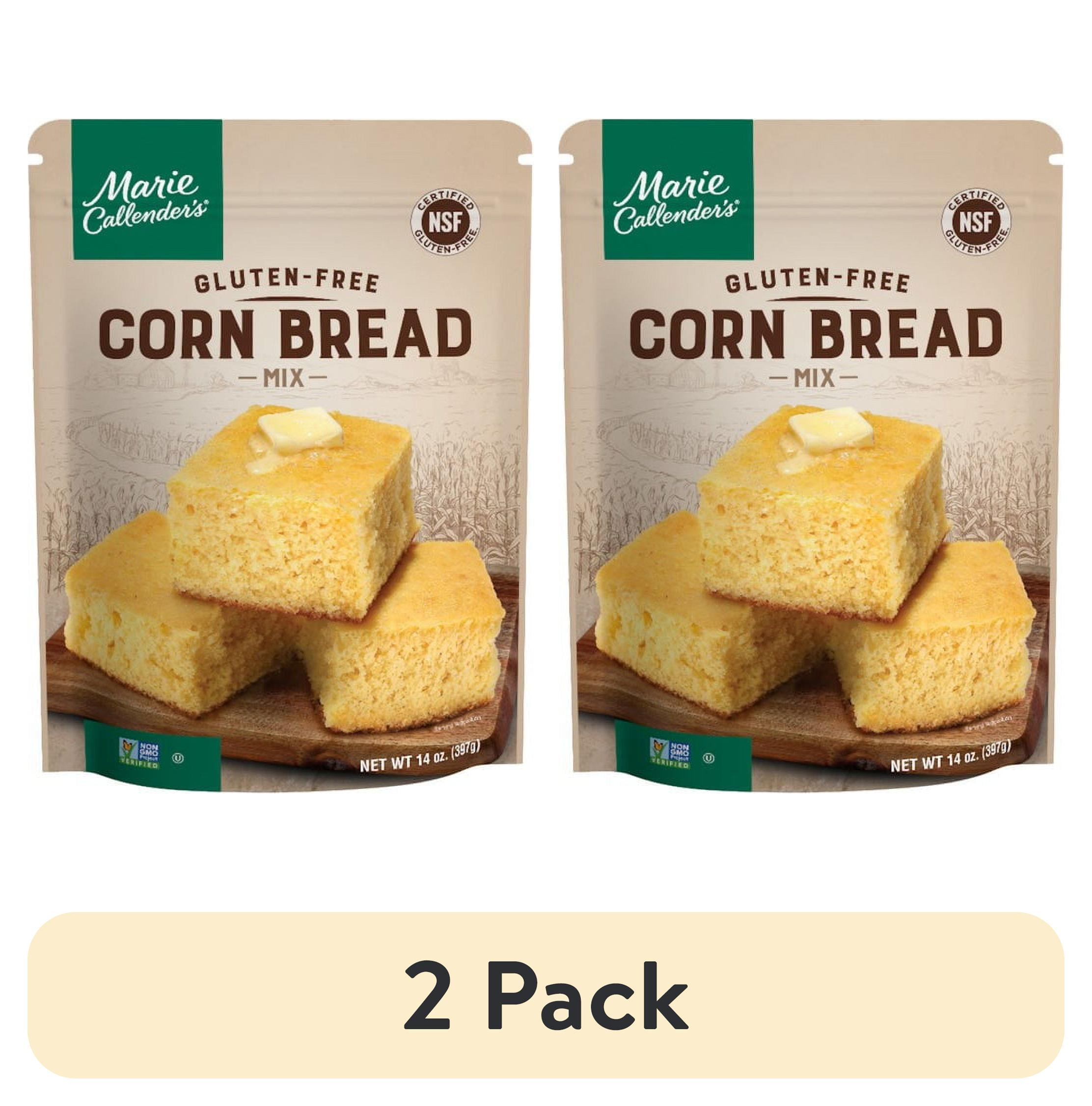 (2 pack) Marie Callender's Gluten Free Corn Bread Pouch - Walmart.com