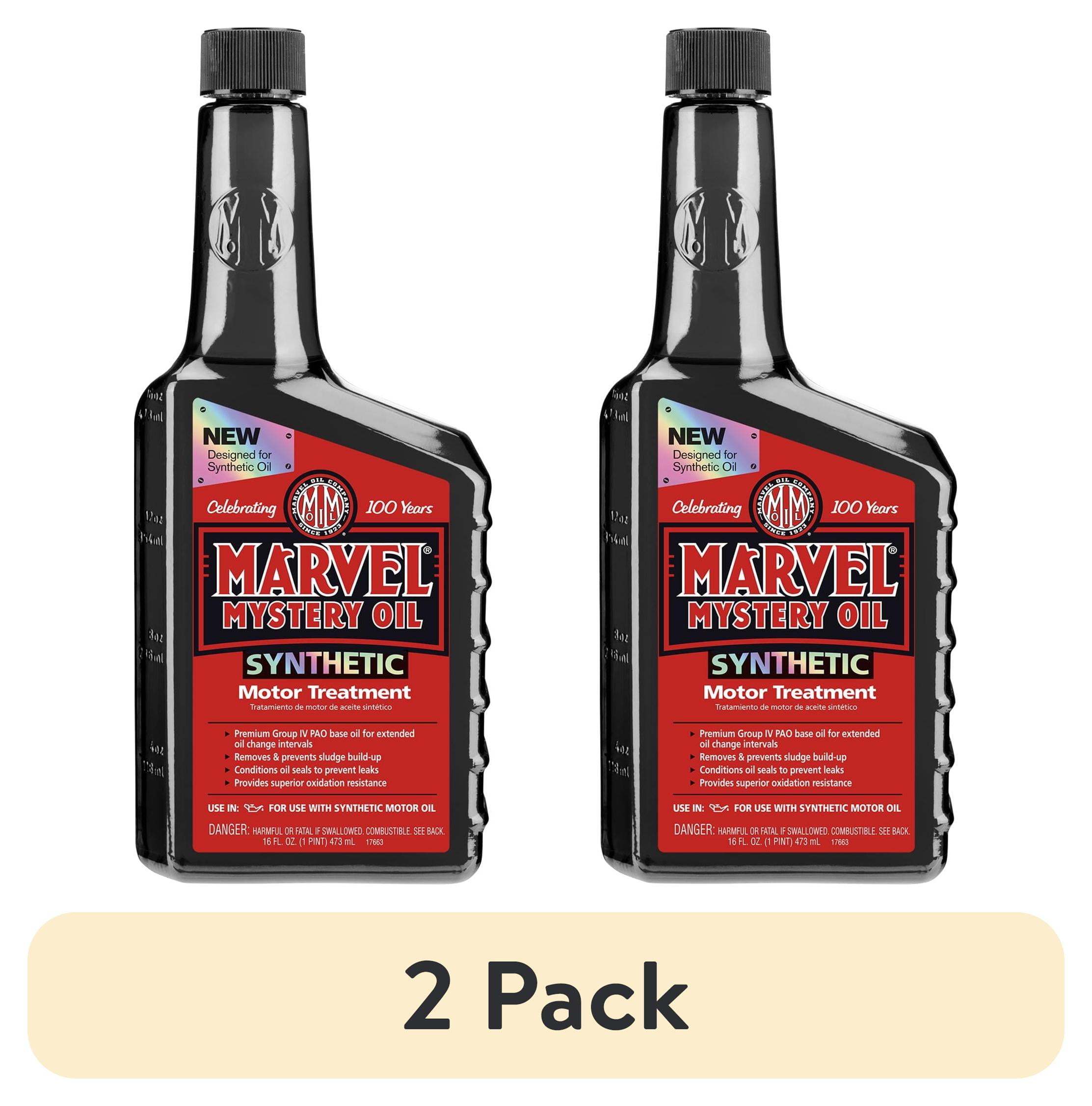 (2 pack) ‎Marvel Mystery Oil Motor Treatment Full Synthetic Motor Oil ...