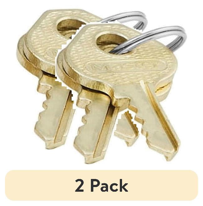 (2 pack) Master Lock #120D 3/4" Solid Brass Padlock - Walmart Business ...