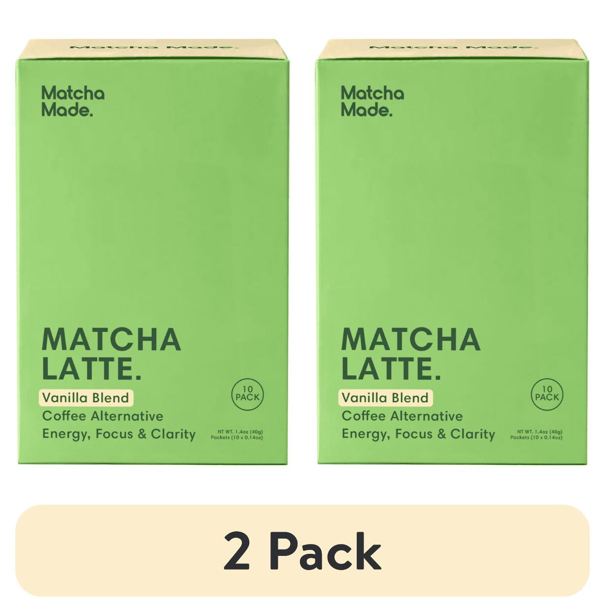 (2 pack) Morning Made Matcha Latte, Vanilla Blend, Ceremonial Grade ...