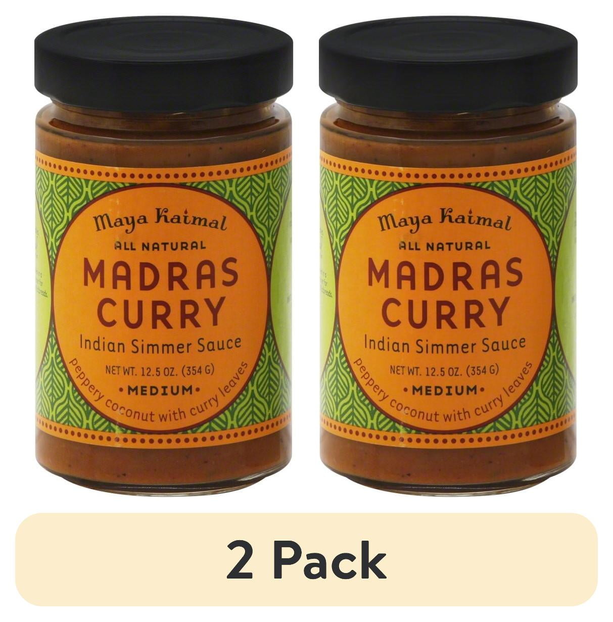 (2 pack) Maya Kaimal Madras Curry Simmer Sauce, 12.5 oz - Walmart.com