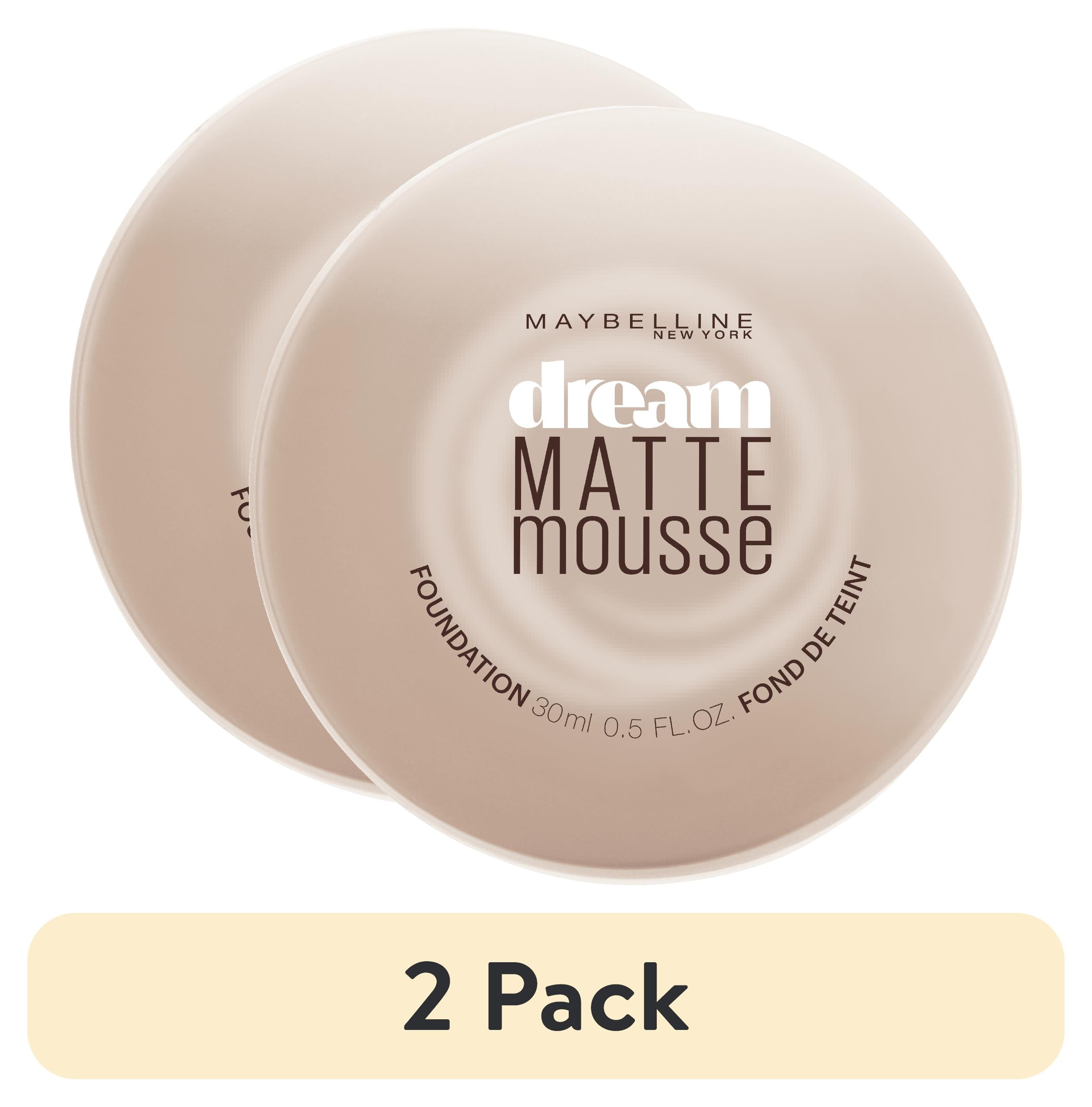 (2 pack) Maybelline Dream Matte Mousse Foundation Makeup, 310 Sun Beige ...