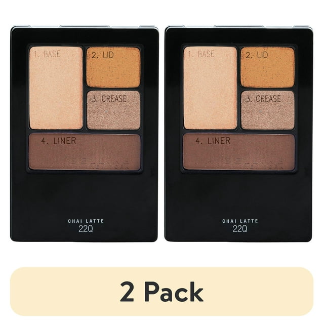 (2 pack) Maybelline Expert Wear Eyeshadow Quads, Chai Latte - Walmart.com