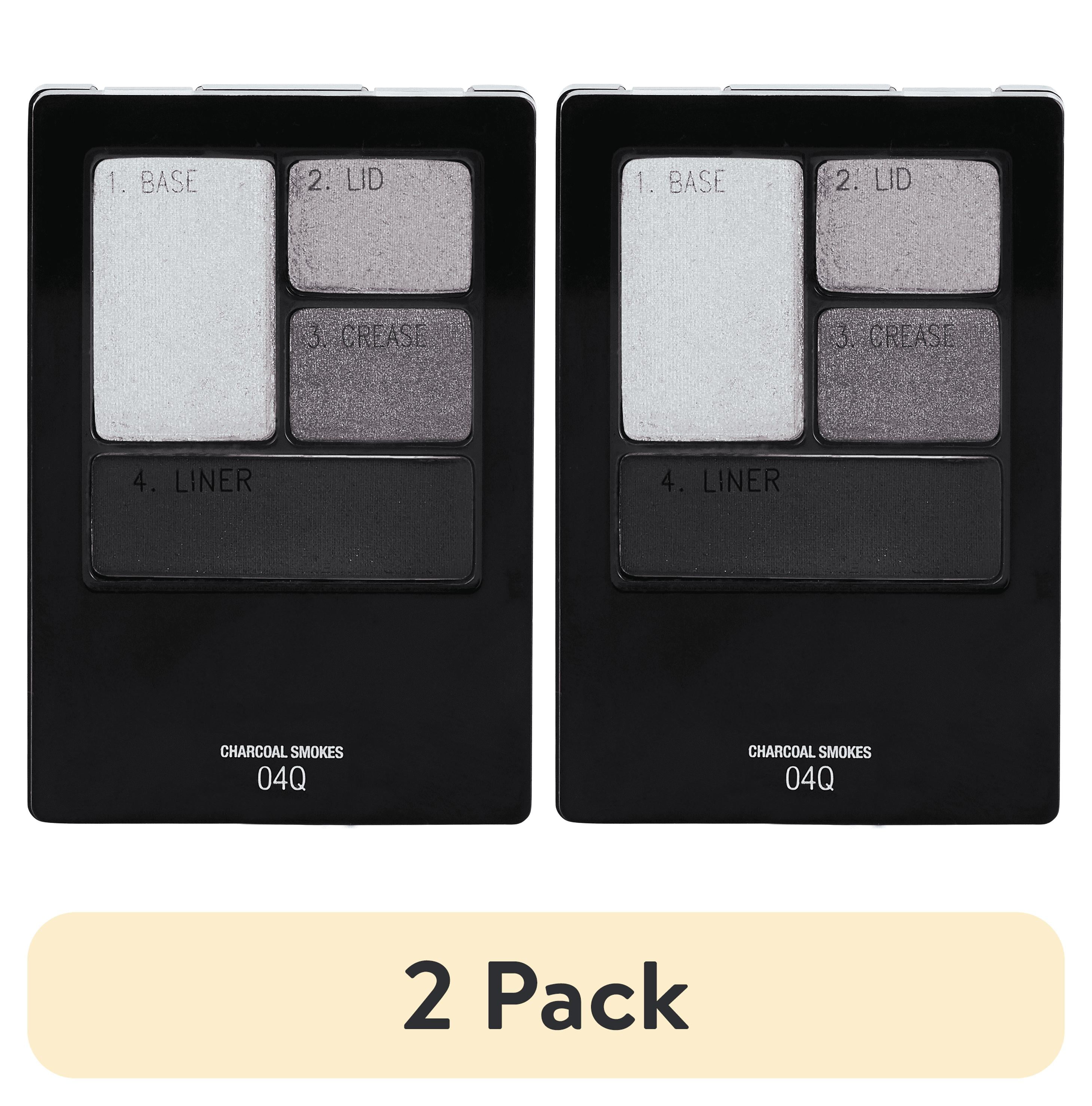(2 pack) Maybelline Expert Wear Eyeshadow Quads, Charcoal Smokes ...