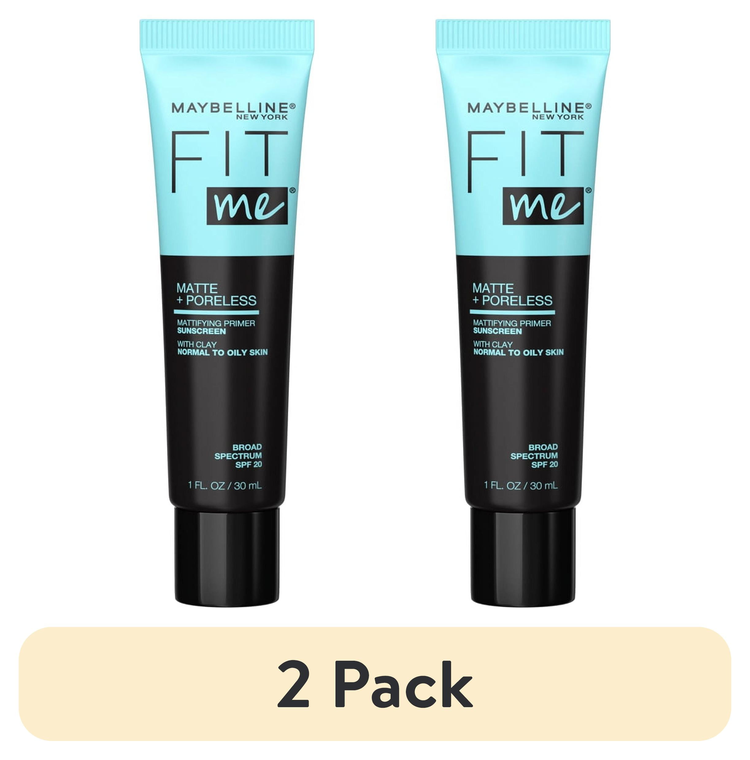 (2 pack) Maybelline Fit Me Matte and Poreless Mattifying Face Primer ...
