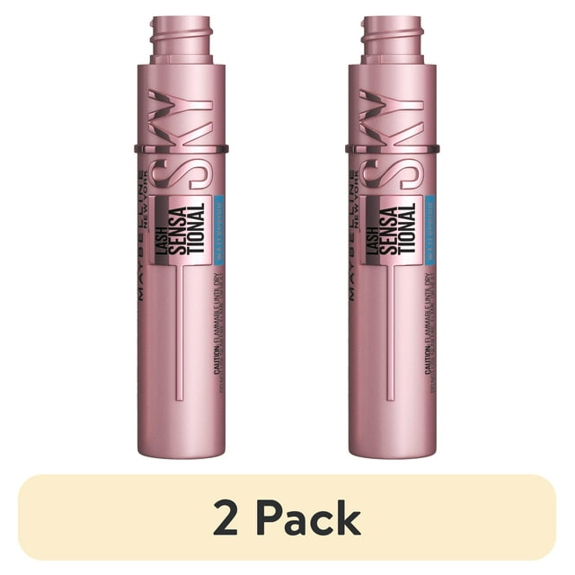 (2 pack) Maybelline Lash Sensational Sky High Waterproof Mascara Makeup ...