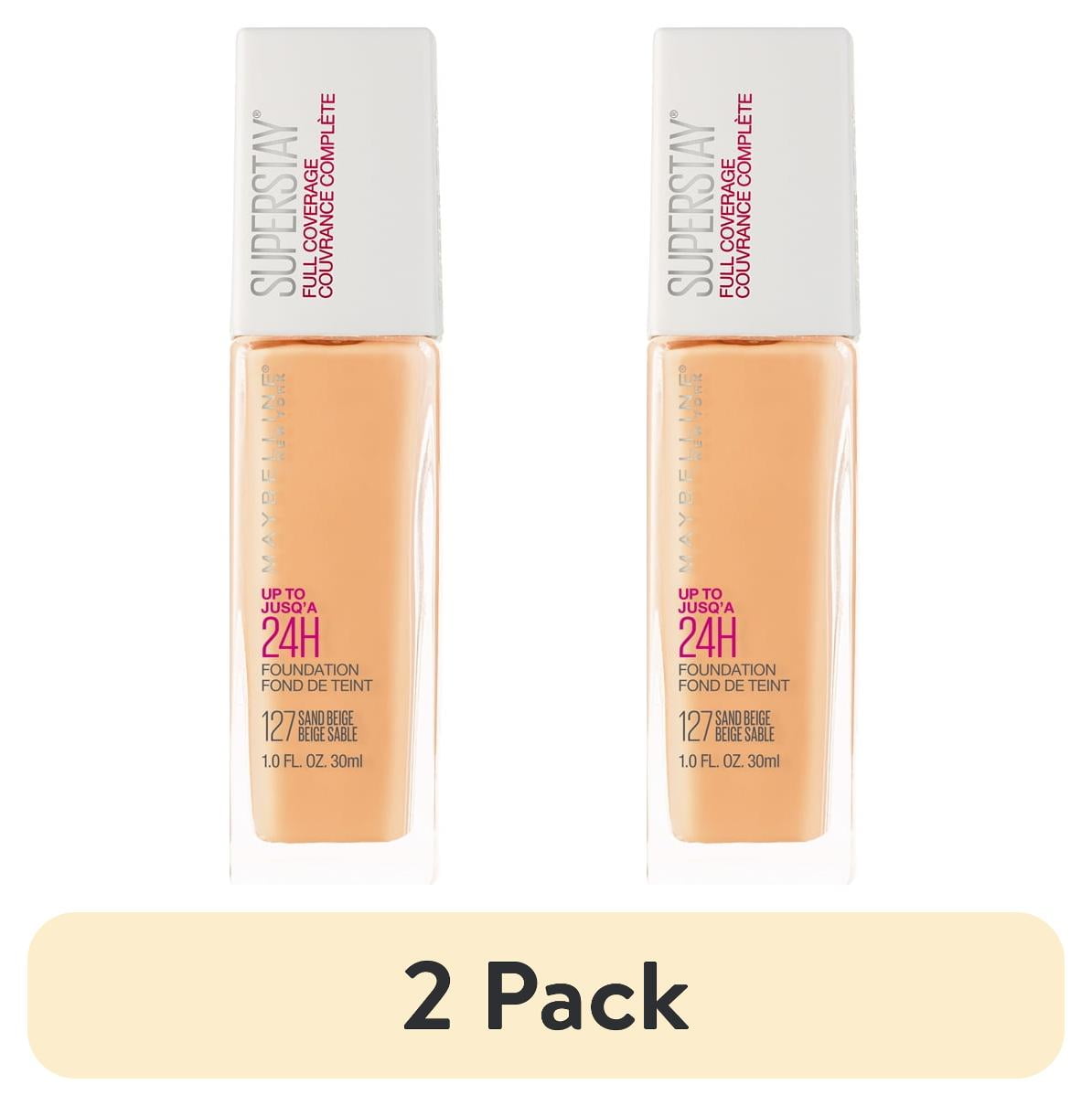 (2 pack) Maybelline Super Stay Liquid Foundation Makeup, Full Coverage ...