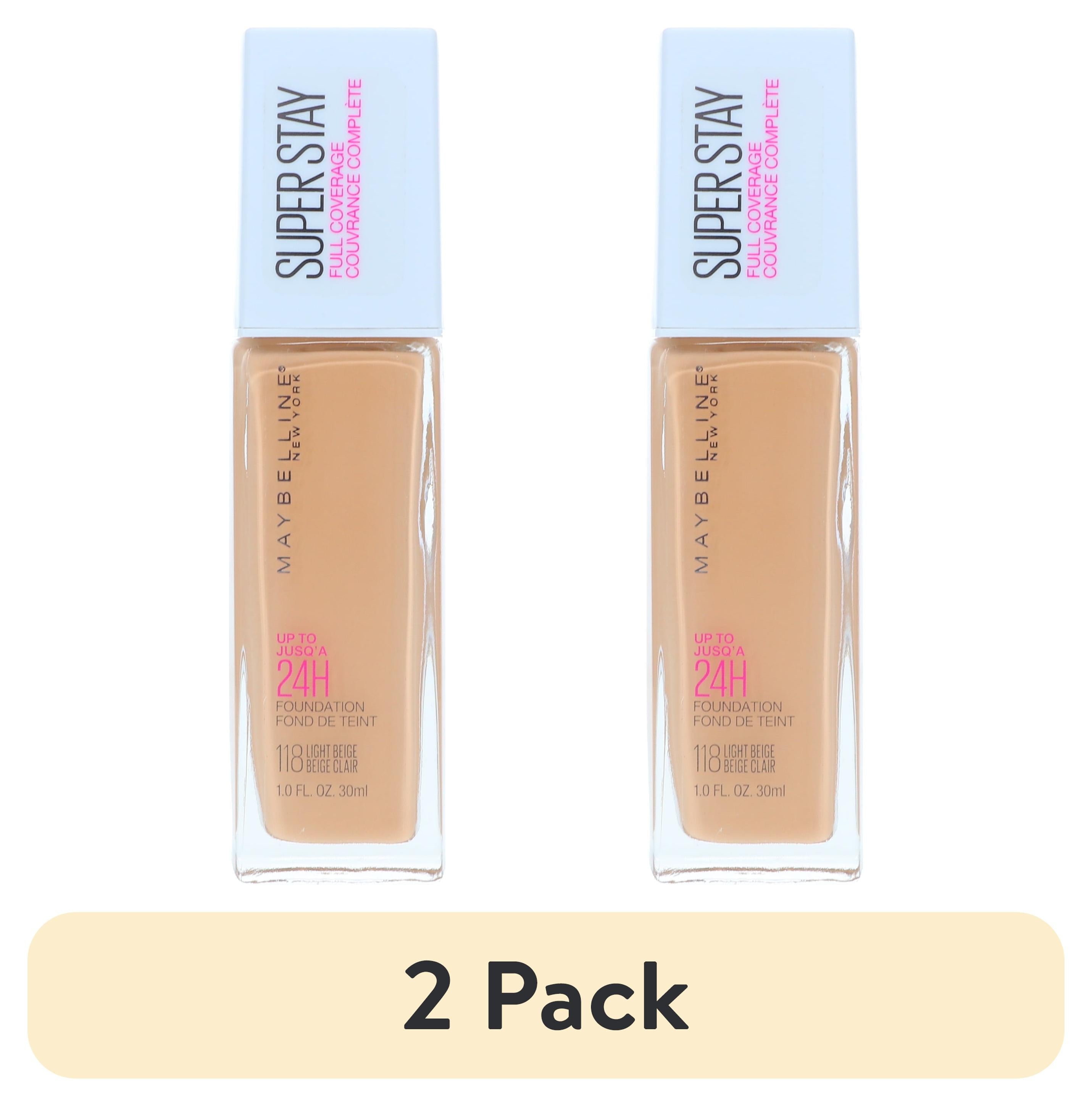 (2 pack) Maybelline Super Stay Liquid Foundation Makeup, Full Coverage ...