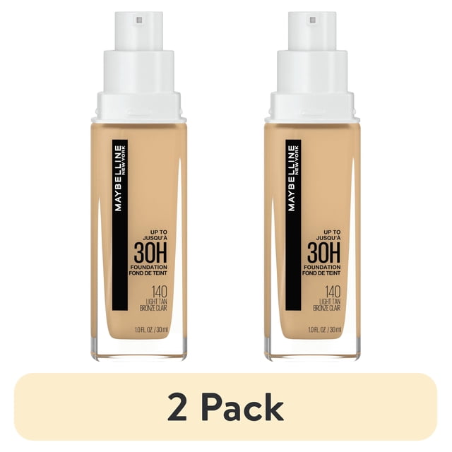 (2 pack) Maybelline Super Stay Liquid Foundation Makeup, Full Coverage ...