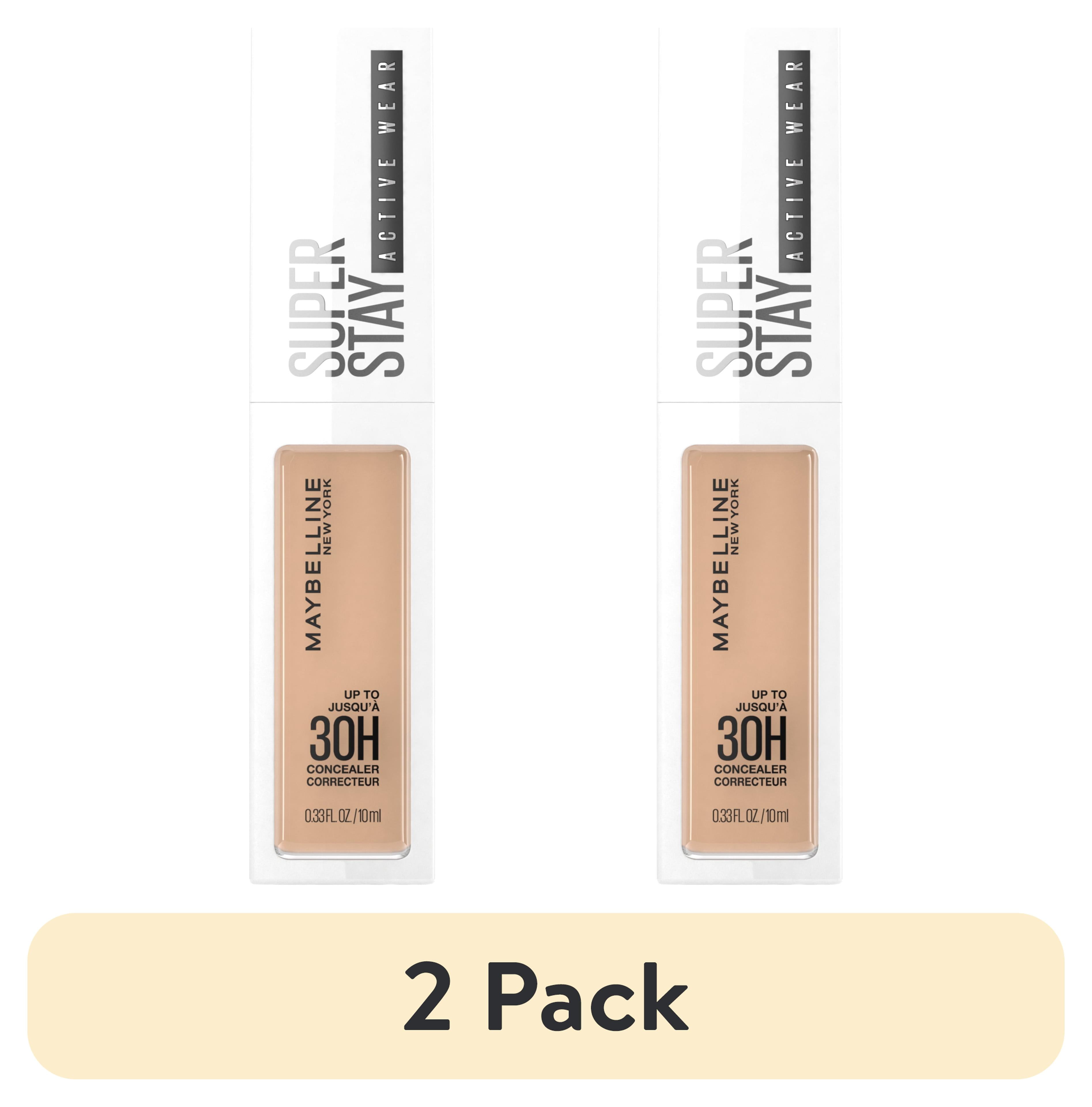 (2 pack) Maybelline Super Stay Longwear Liquid Concealer, Full Coverage ...