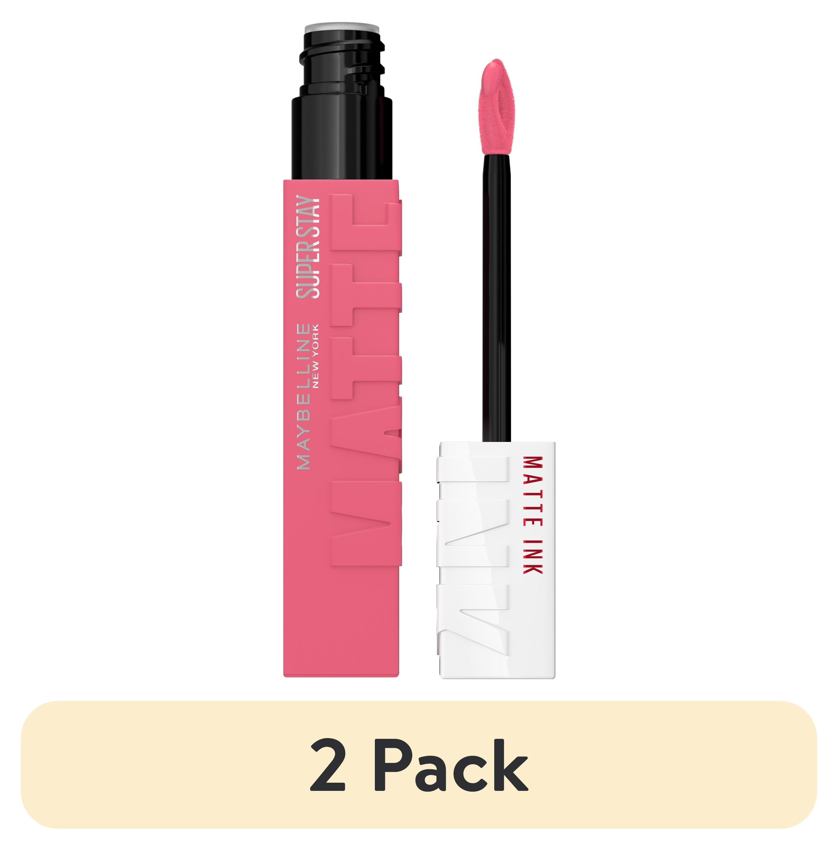 (2 pack) Maybelline Super Stay Matte Ink City Edition Liquid Lipstick, Inspirer - Walmart.com