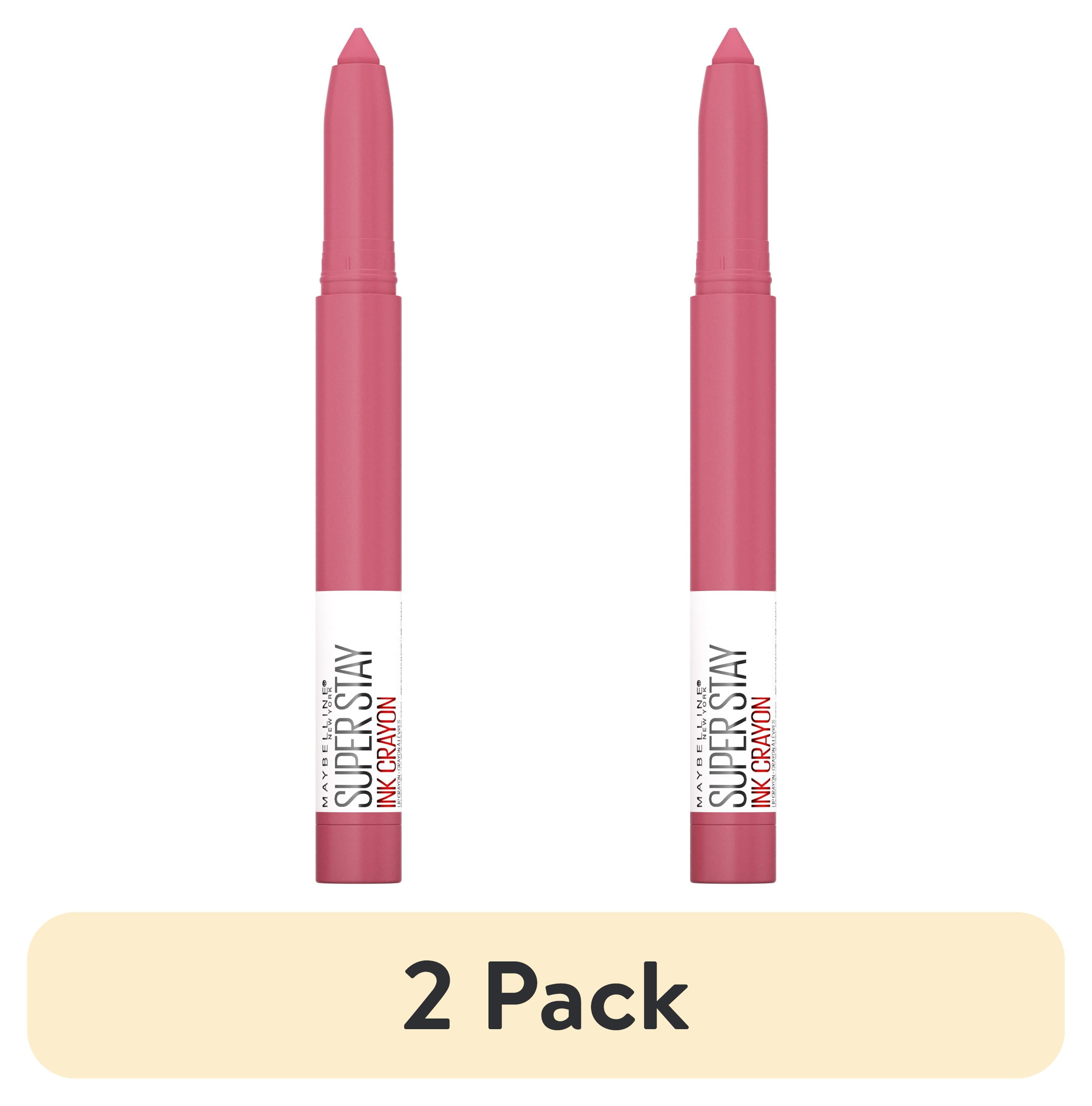 (2 pack) Maybelline SuperStay Ink Crayon Matte Lipstick, Keep It Fun ...