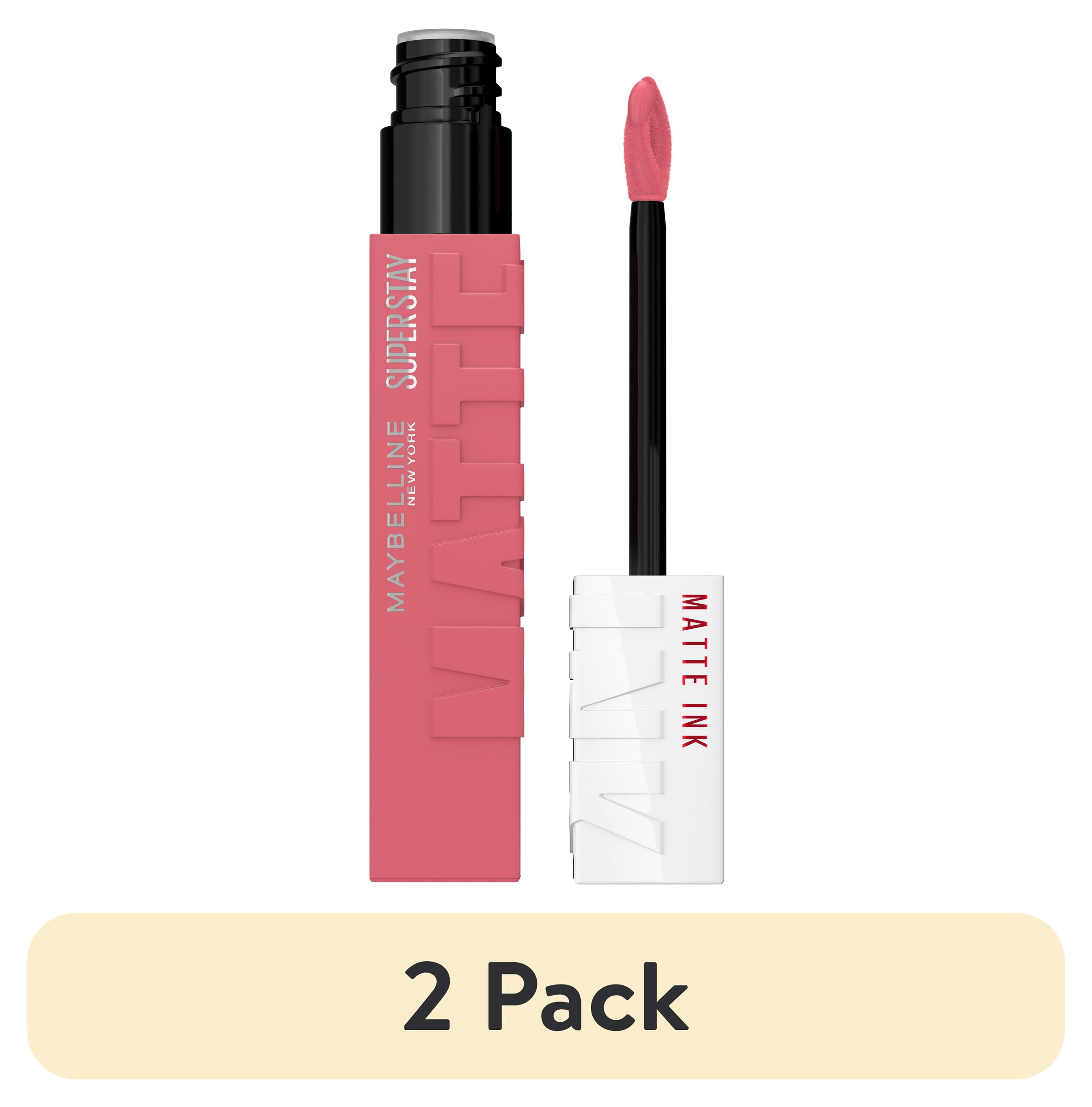 (2 pack) Maybelline Super Stay Matte Ink Liquid Lipstick, Revolutionary - Walmart.com