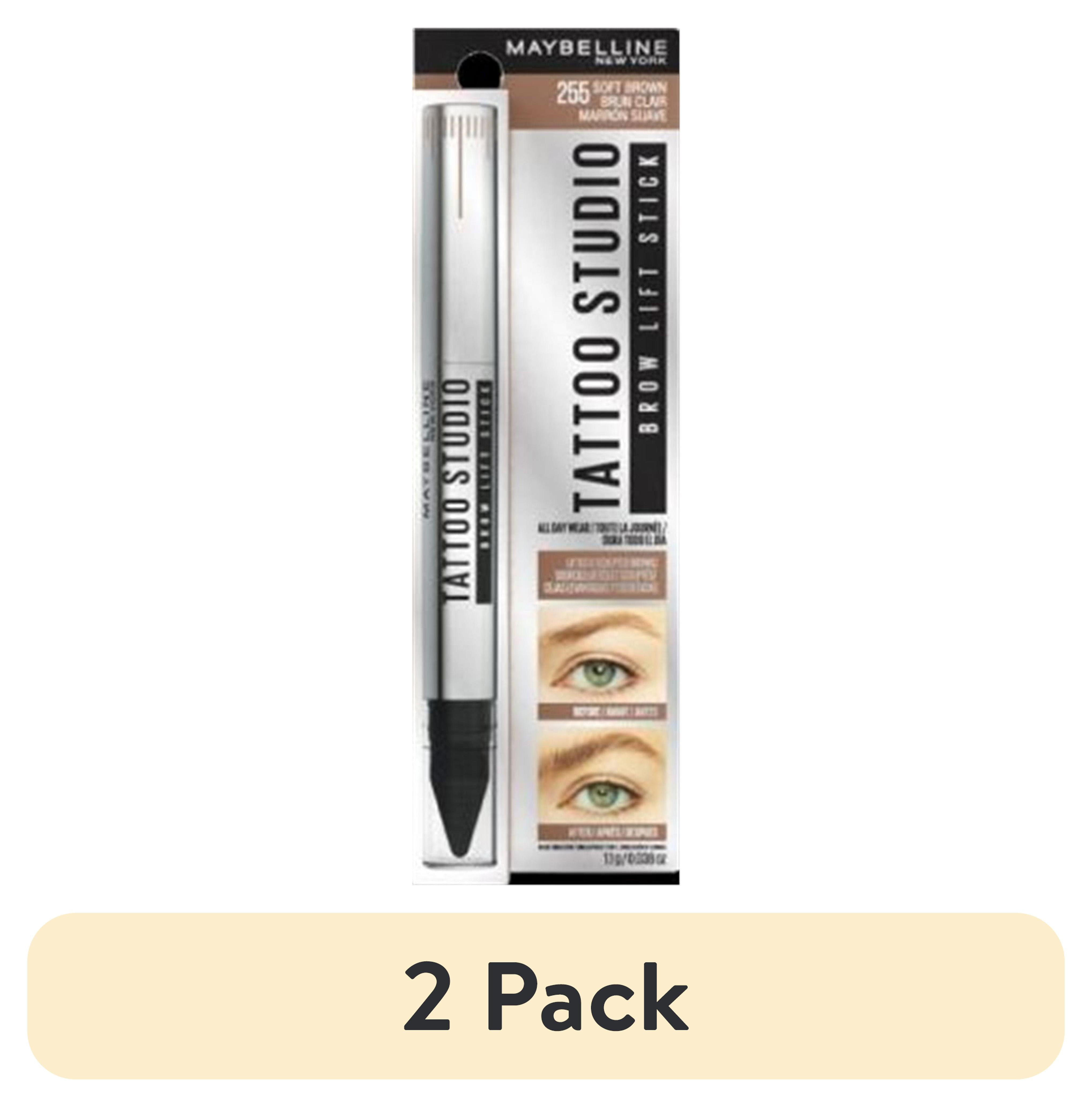(2 pack) Maybelline Tattoo Studio Brow Fade and Smudge Resistant Lift ...
