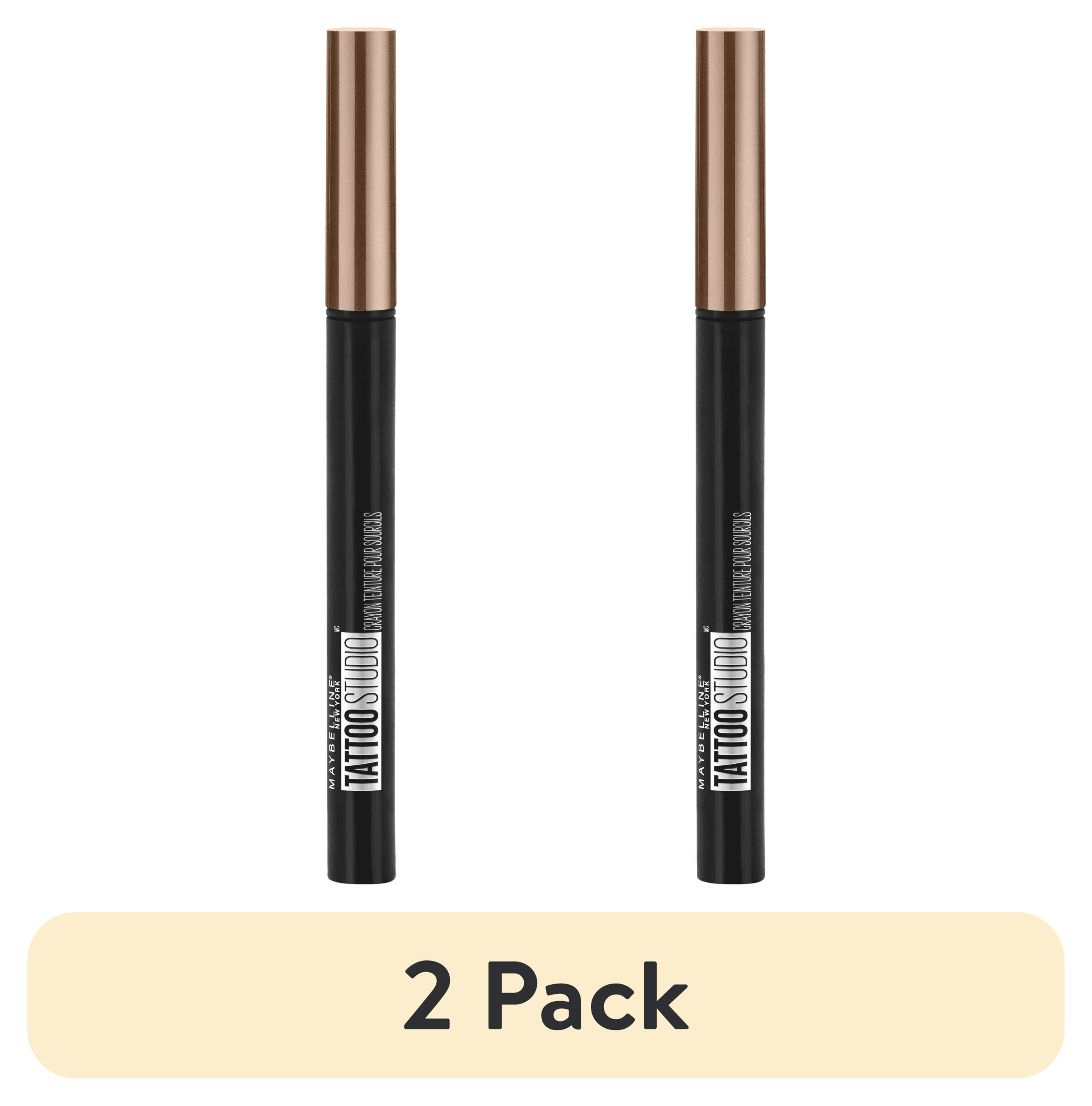 (2 pack) Maybelline Tattoo Studio Brow Tint Pen Makeup, Soft Brown - Walmart.com