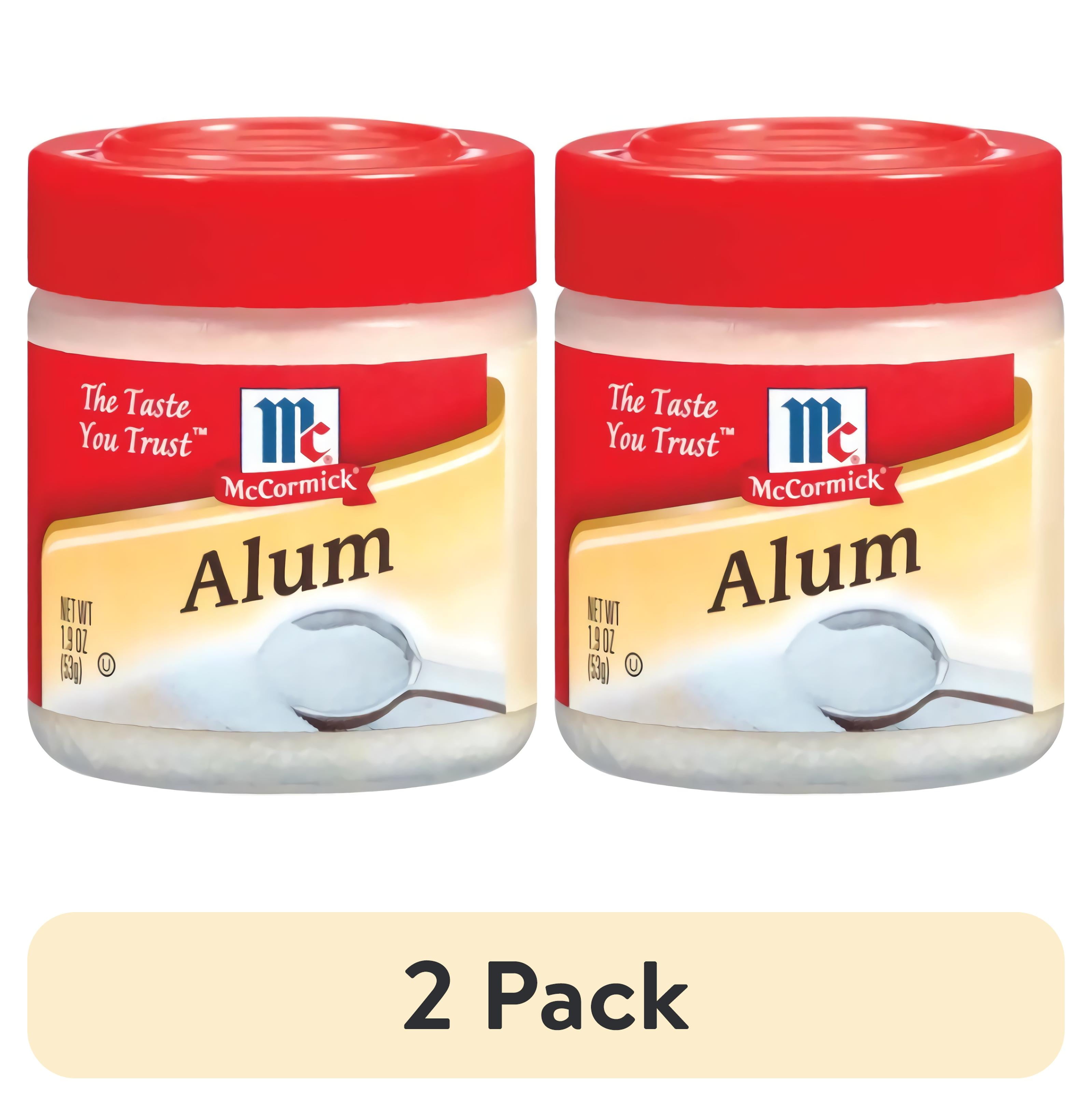 (2 pack) McCormick Alum Powder, 1.9-oz bottle | Pack of 6 - Walmart.com