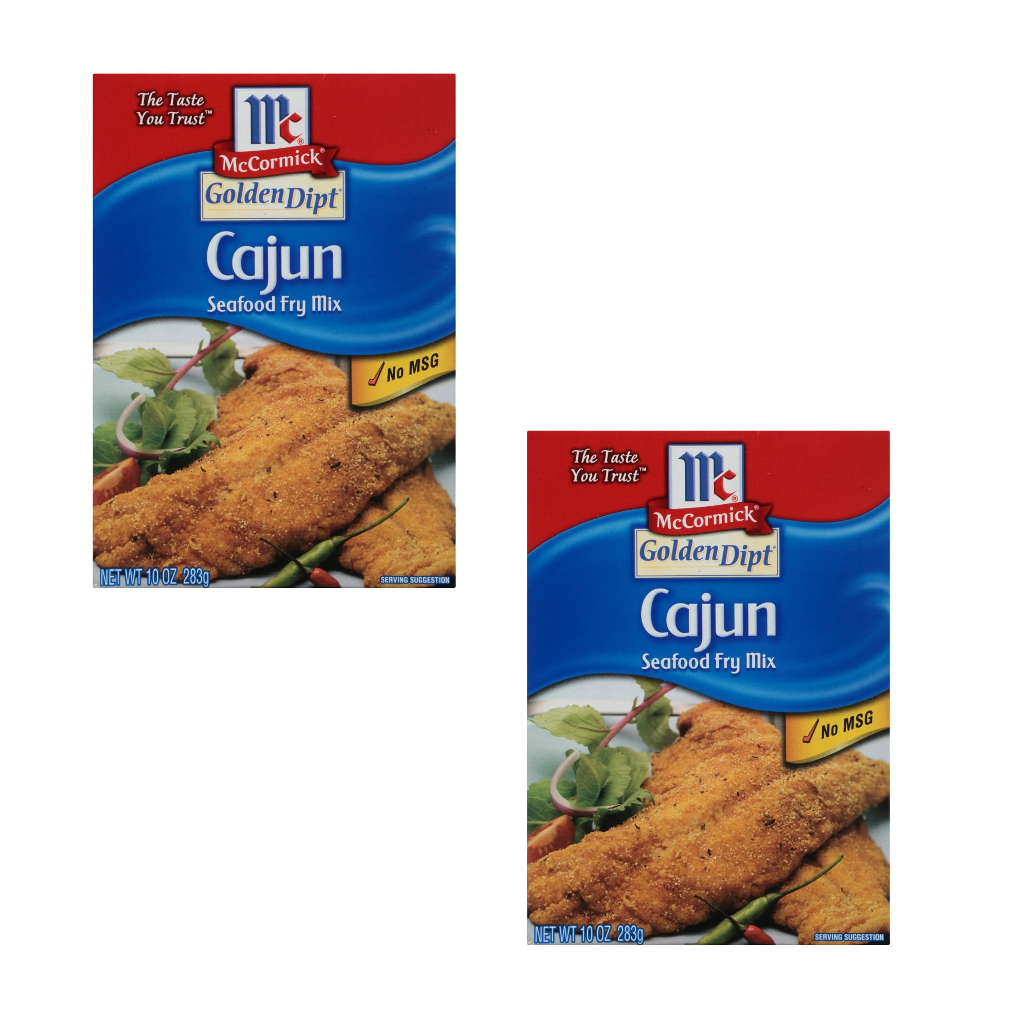 (2 pack) McCormick Golden Dipt Cajun Style Seafood Fry Mix, 10 oz Box ...