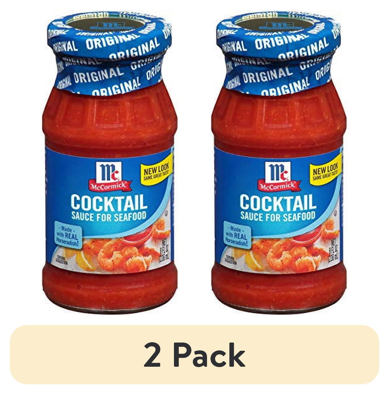 (2 pack) McCormick Golden Dipt Cocktail Sauce for Seafood, 8 fl oz ...