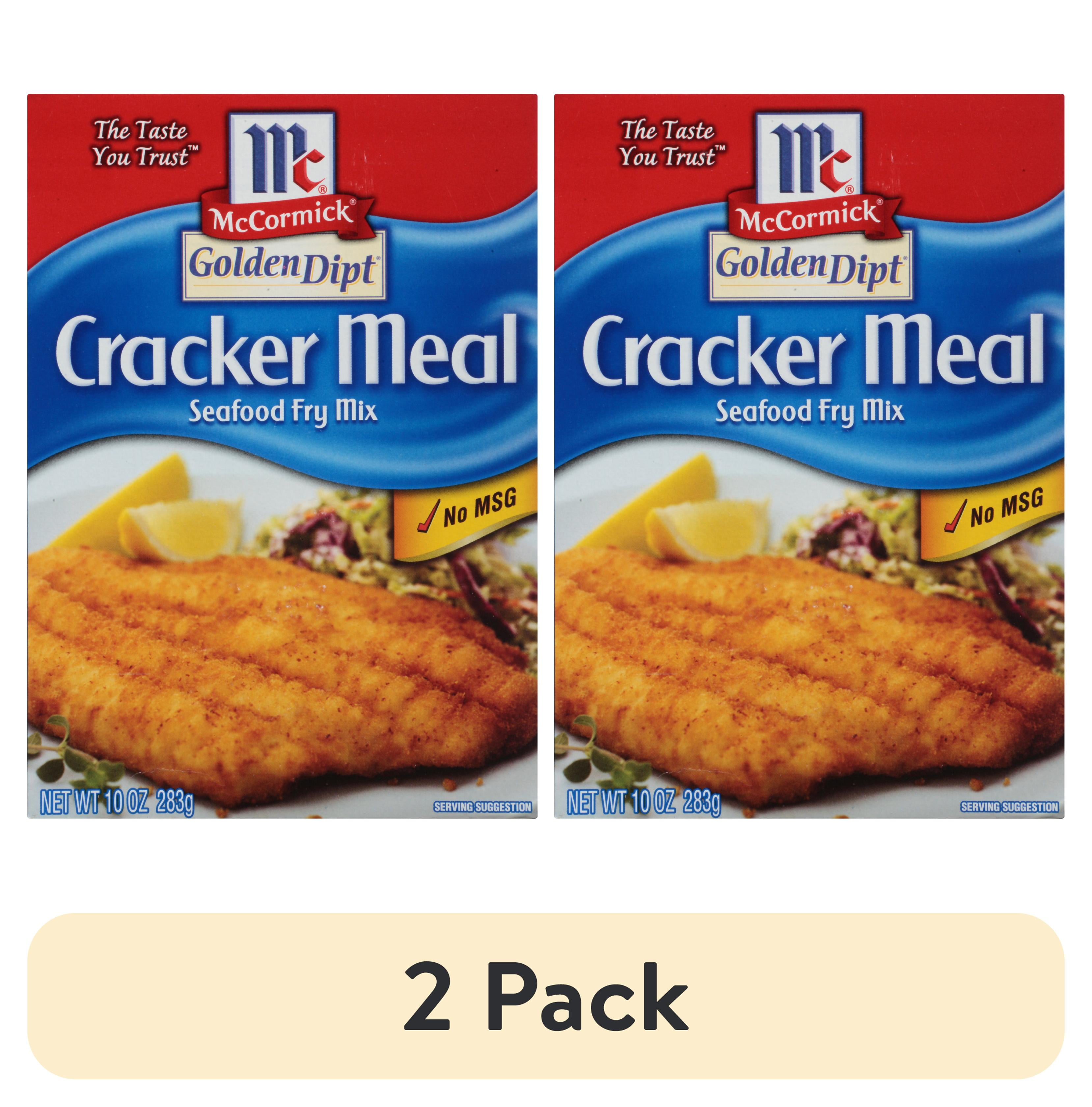 (2 pack) McCormick Golden Dipt Cracker Meal Seafood Fry Mix, 10 oz Box ...