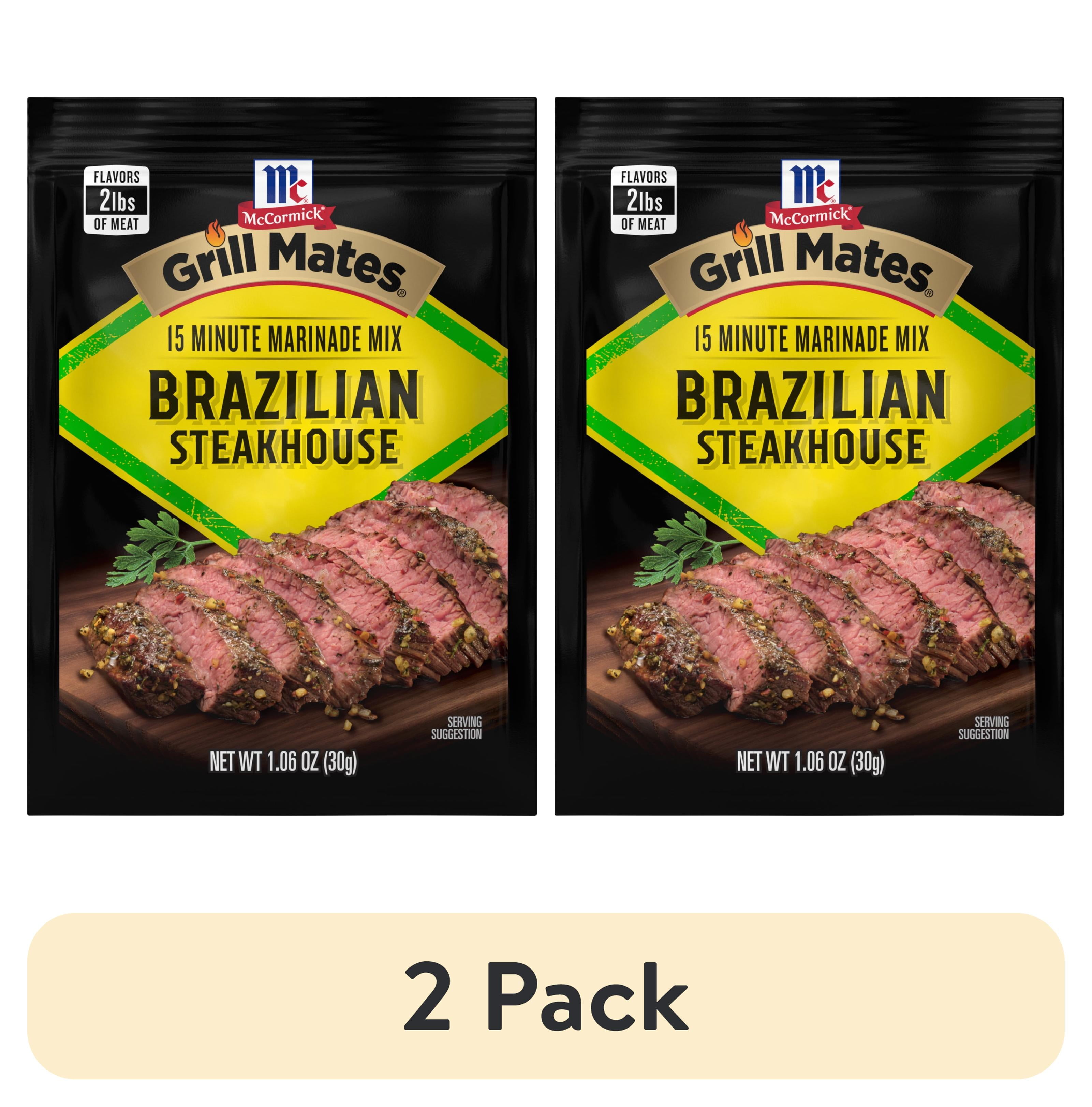 (2 pack) McCormick GRILL MATES Gluten Free Brazilian Steakhouse ...