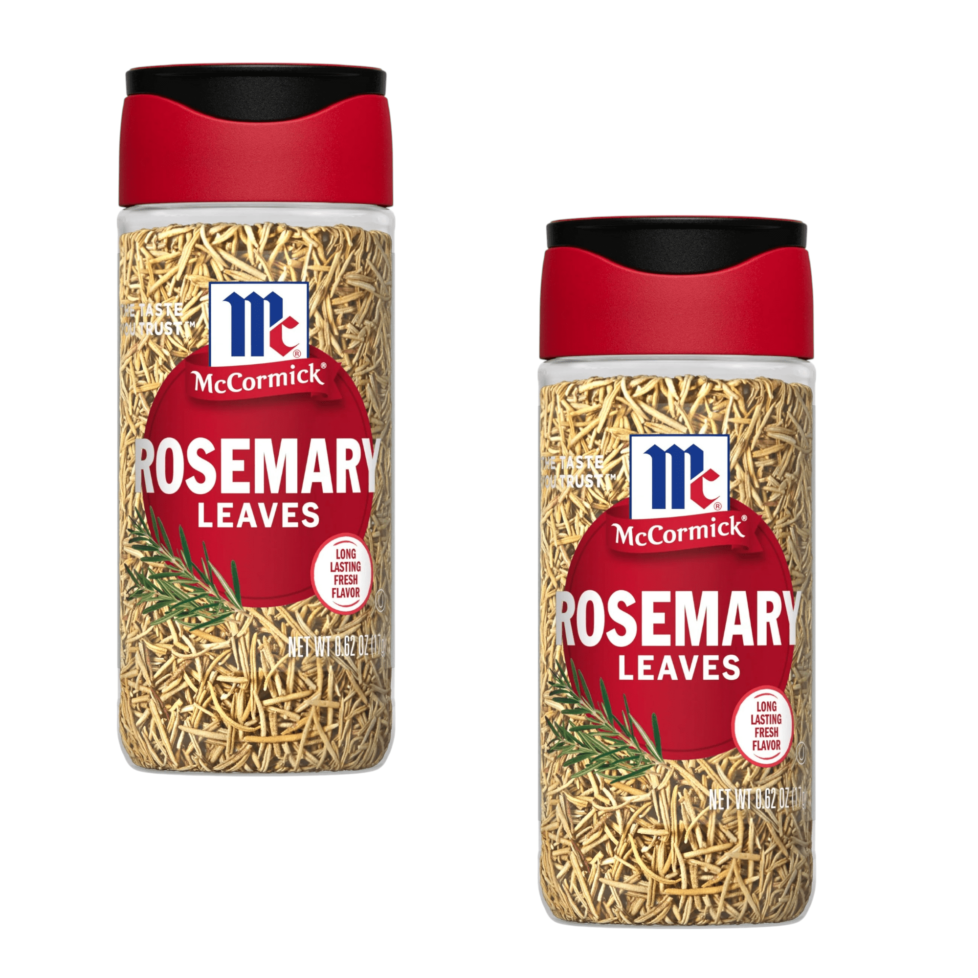 (2 pack) McCormick Kosher Whole Rosemary Leaves, 0.62 oz Bottle ...