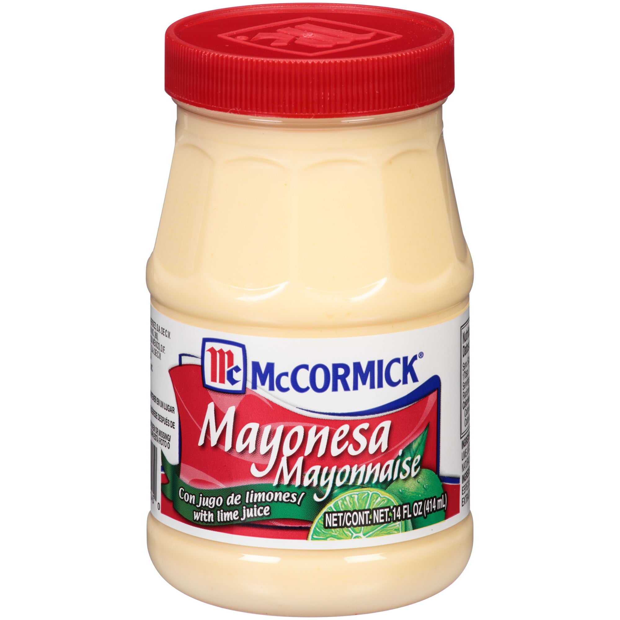 (2 pack) McCormick Mayonesa (Mayonnaise) With Lime Juice, 14 fl oz Jar ...